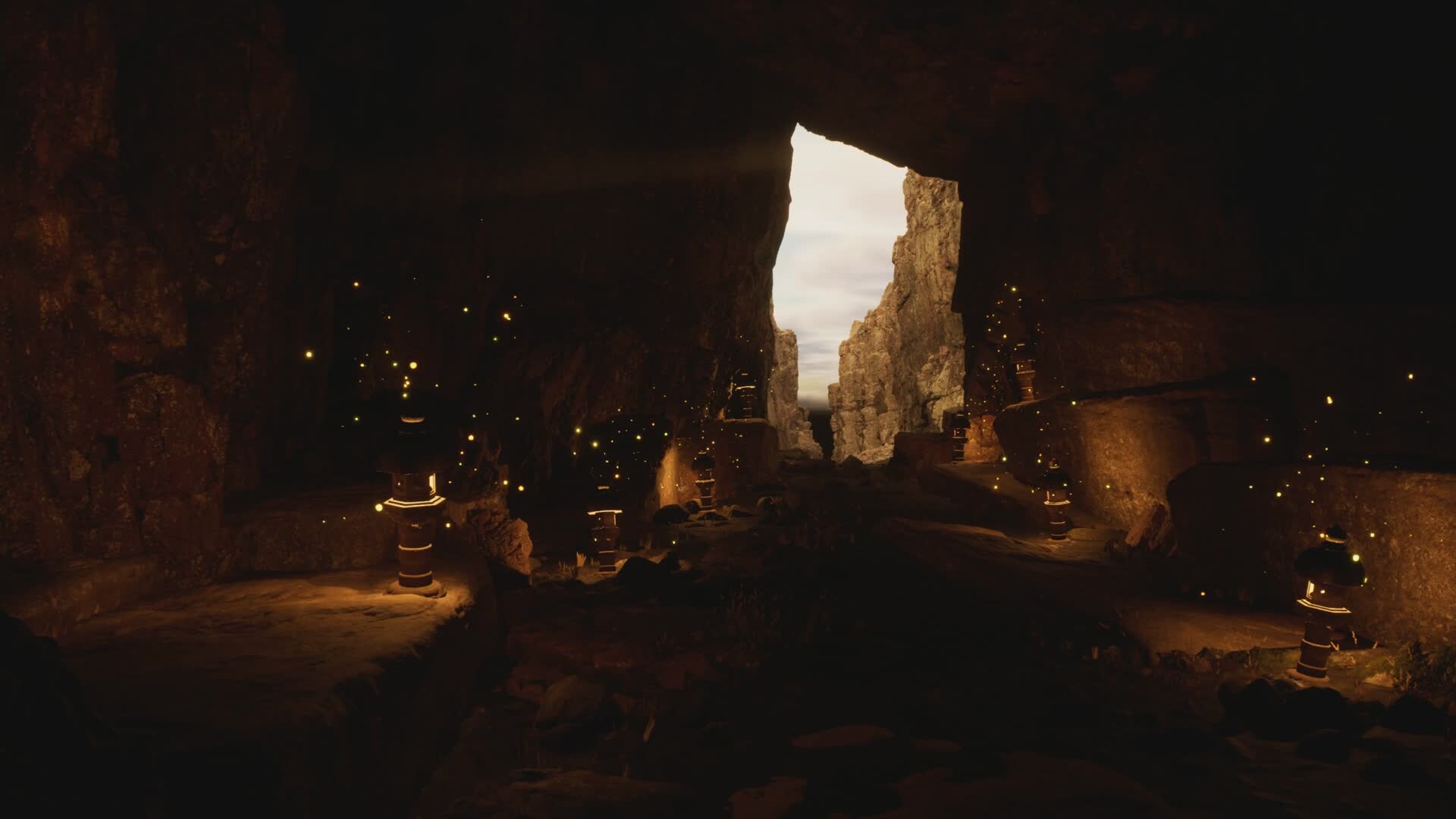 ArtStation - Secret Cave UE5 Lumen/Nanite First try