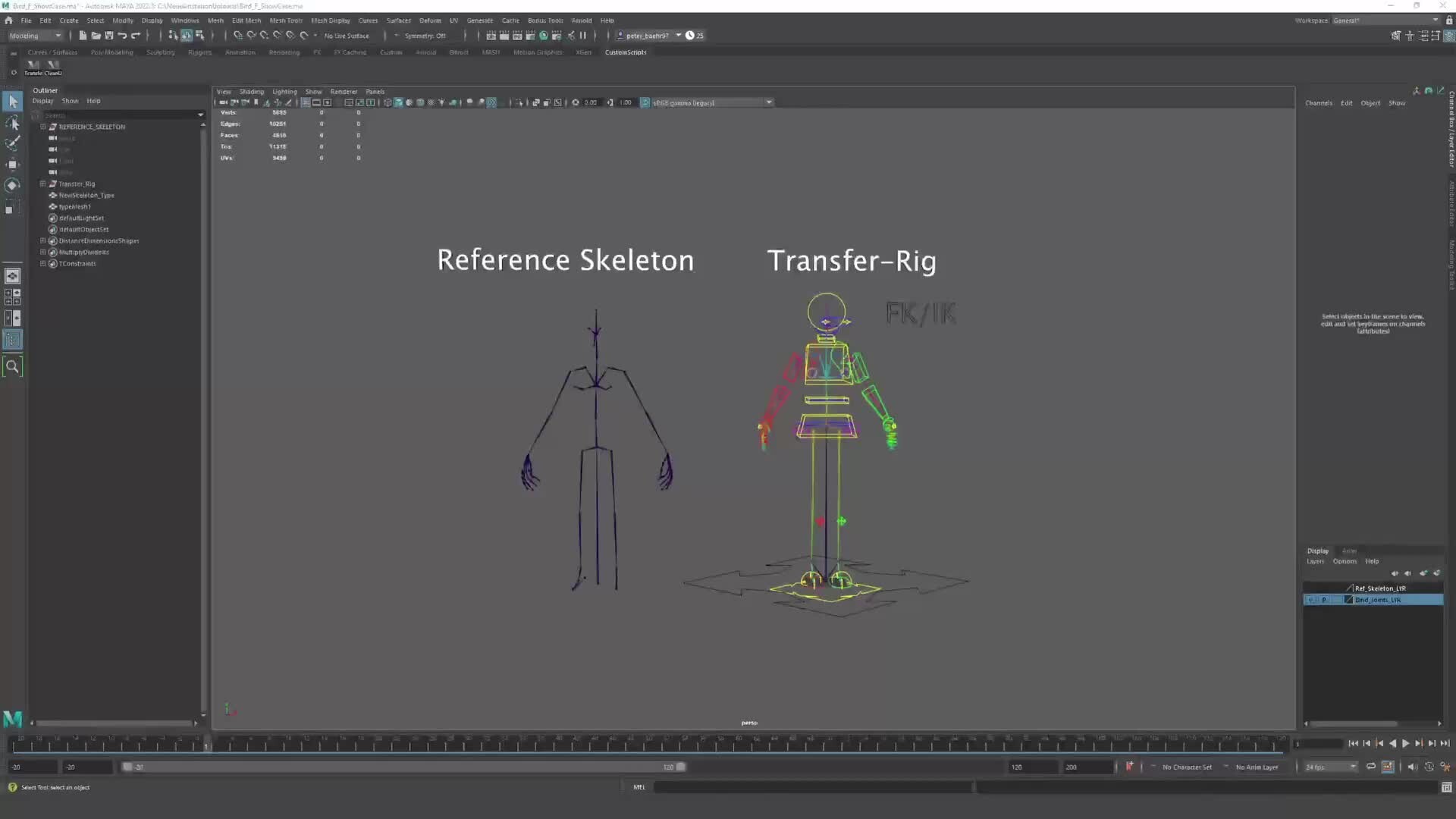 ArtStation - Rig-Transfer Script