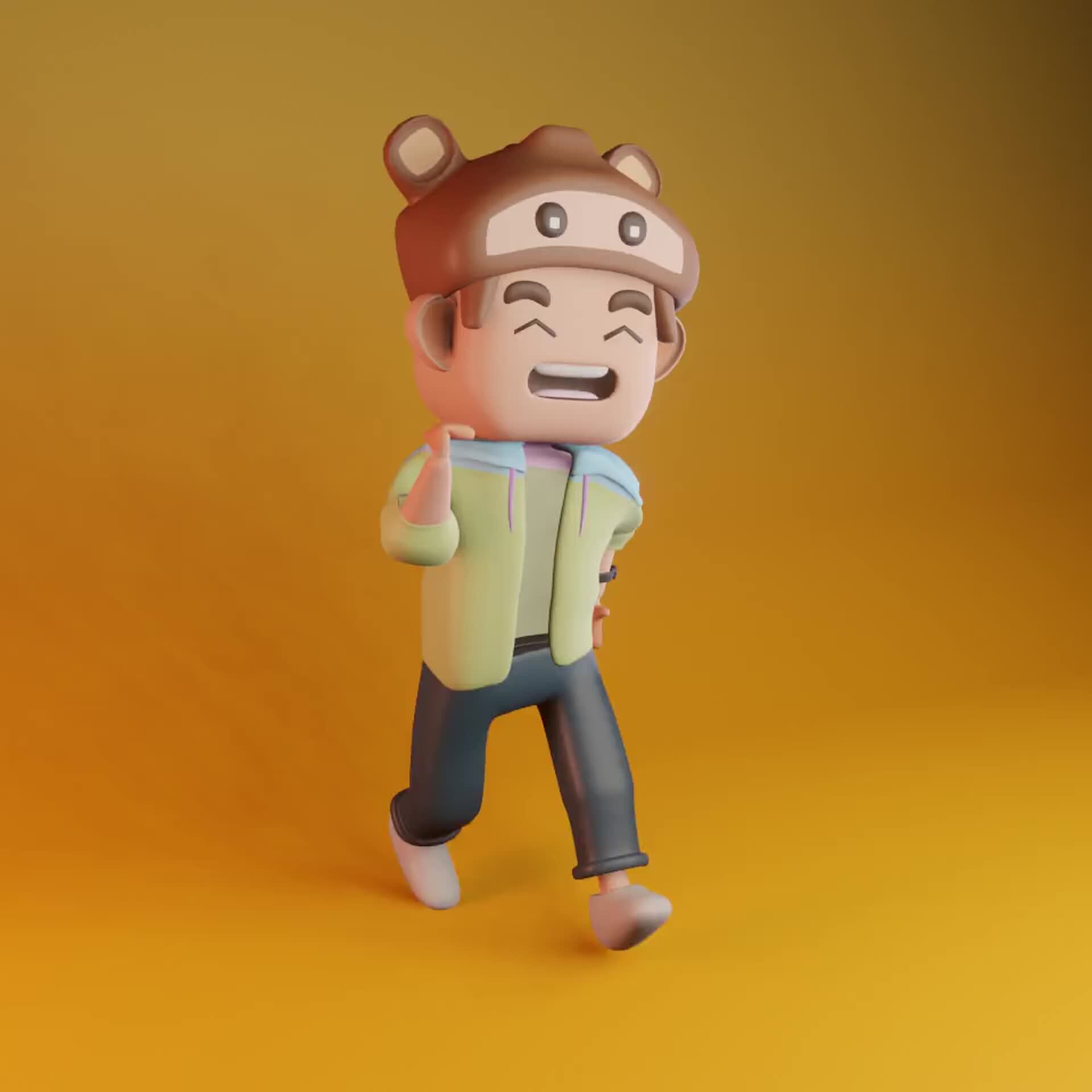 ArtStation - Small Bros Fan Art - Walk cycle #2