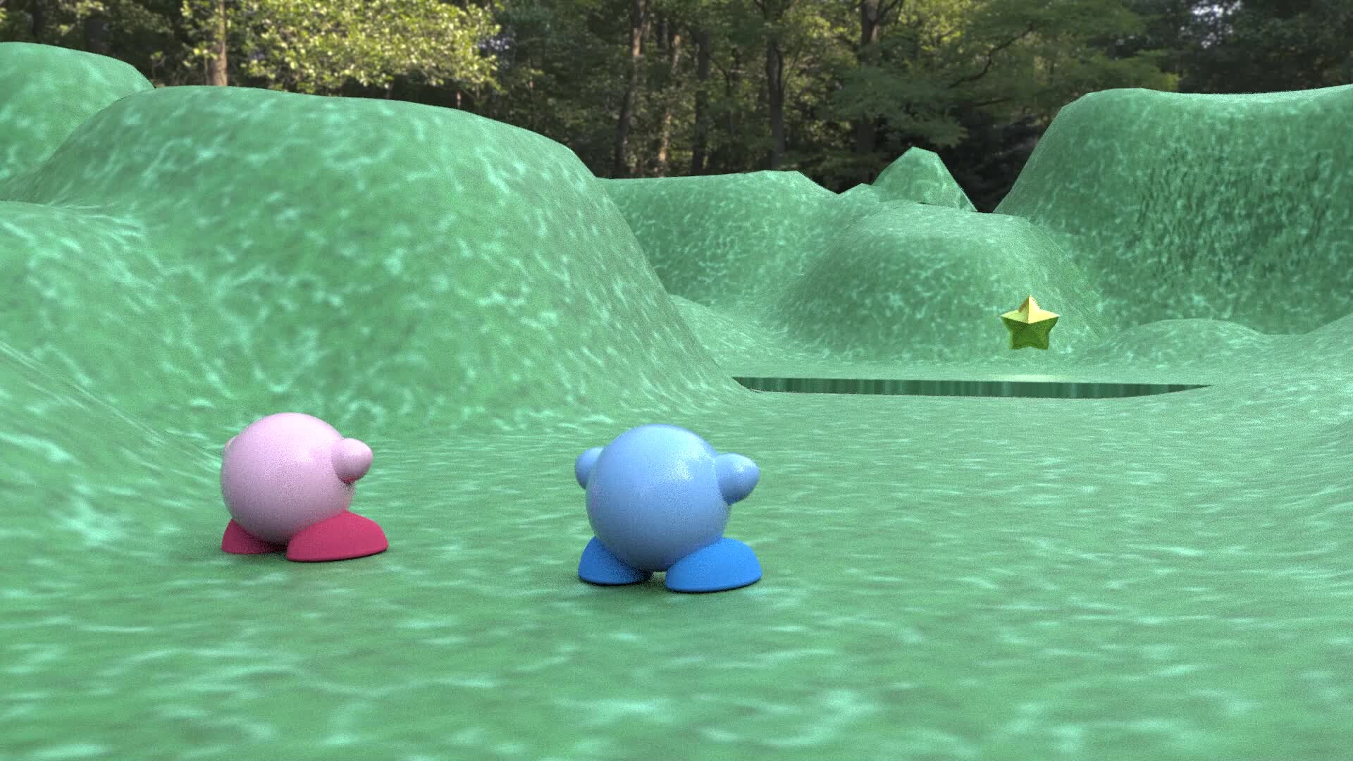 ArtStation - Kirby Race Animation