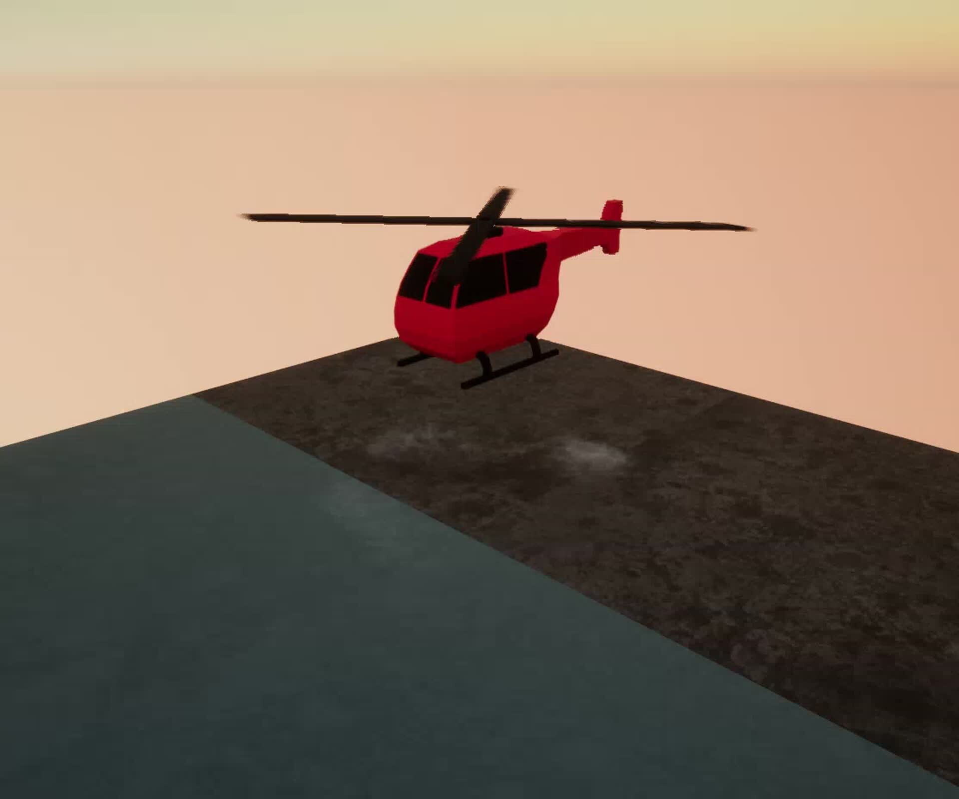 ArtStation - Rotor Wash VFX (UE4 Niagara)