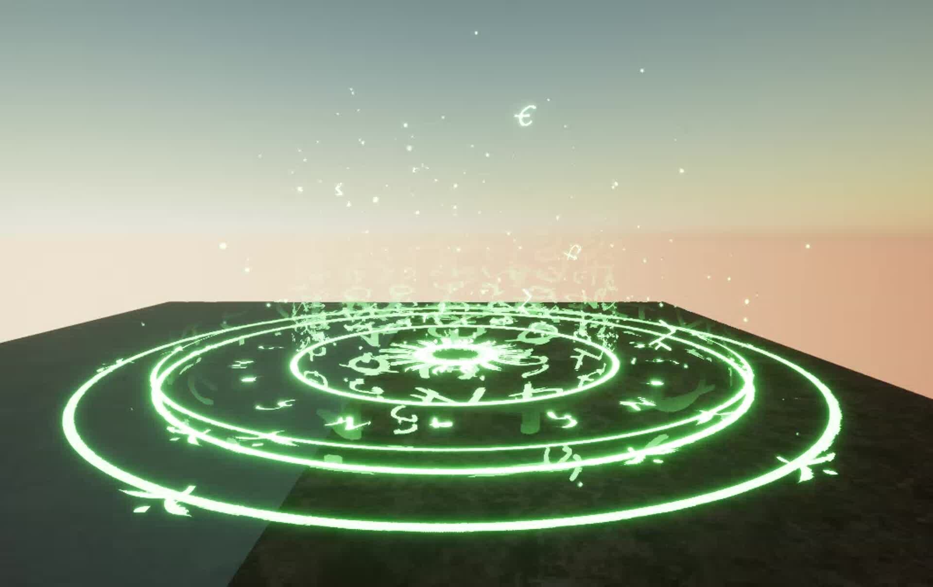 ArtStation - Ambient Magic Circle VFX (Niagara UE4)