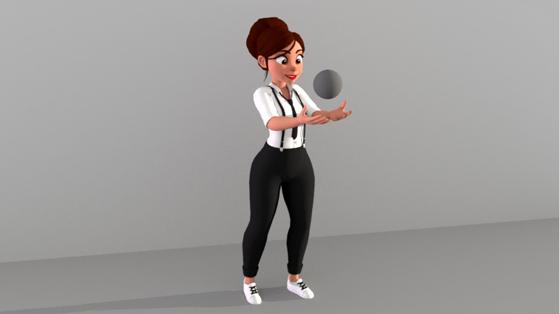 ArtStation - Waitress Animation Pack