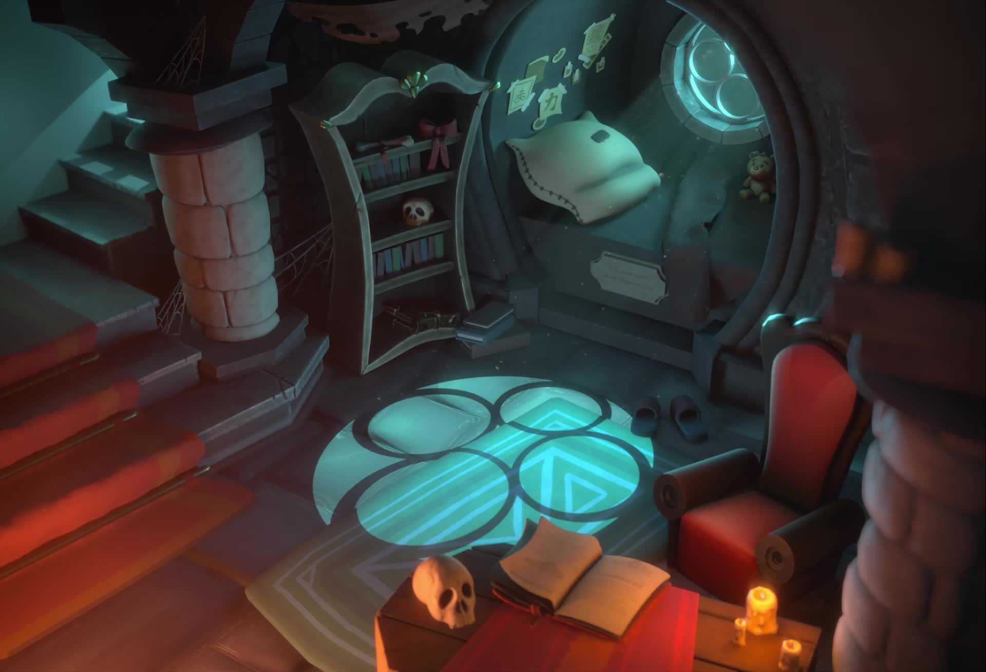 ArtStation - Girl's crypt interior 3D recreation