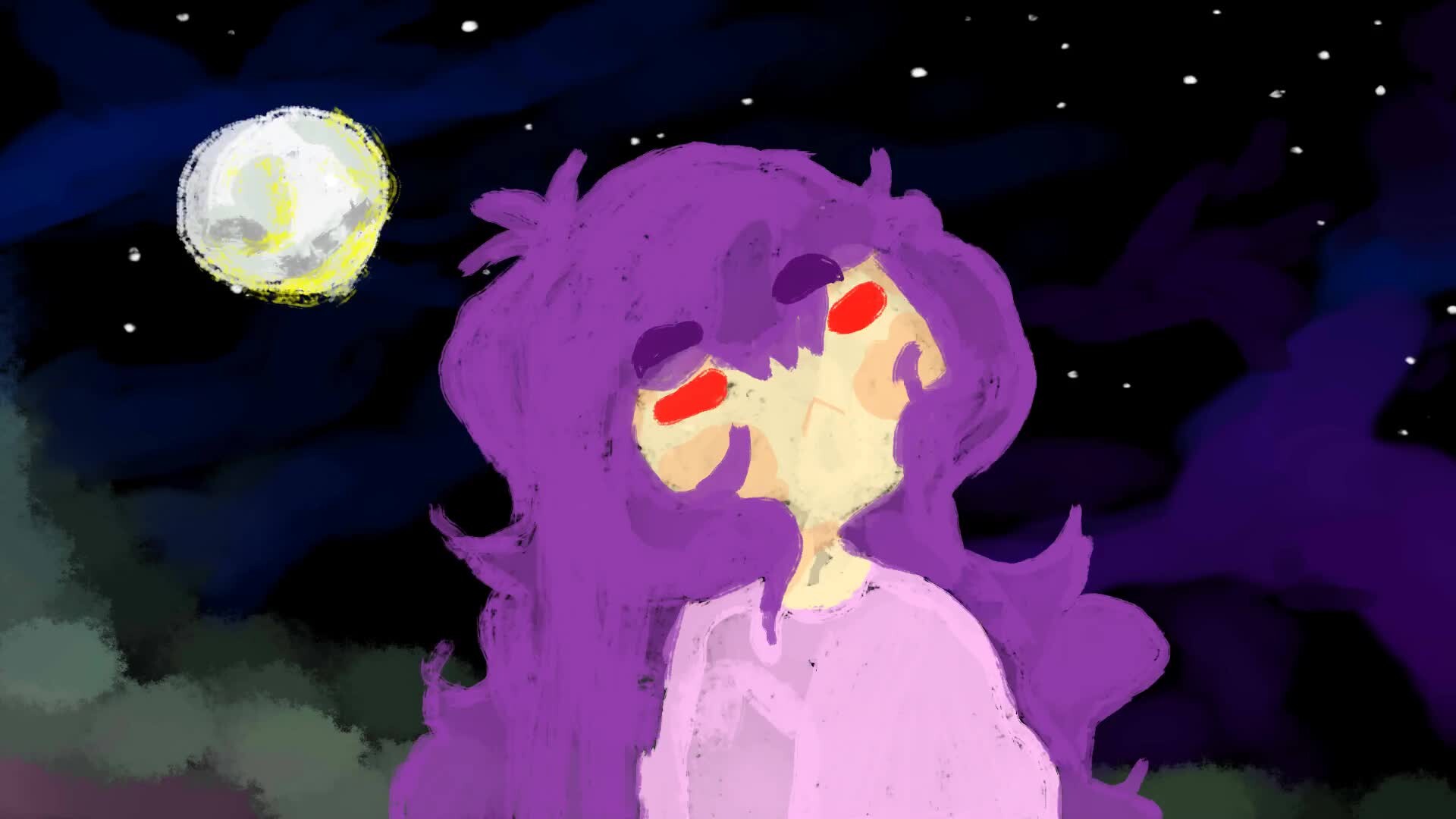 ArtStation - Xelo and moon experimental animation.