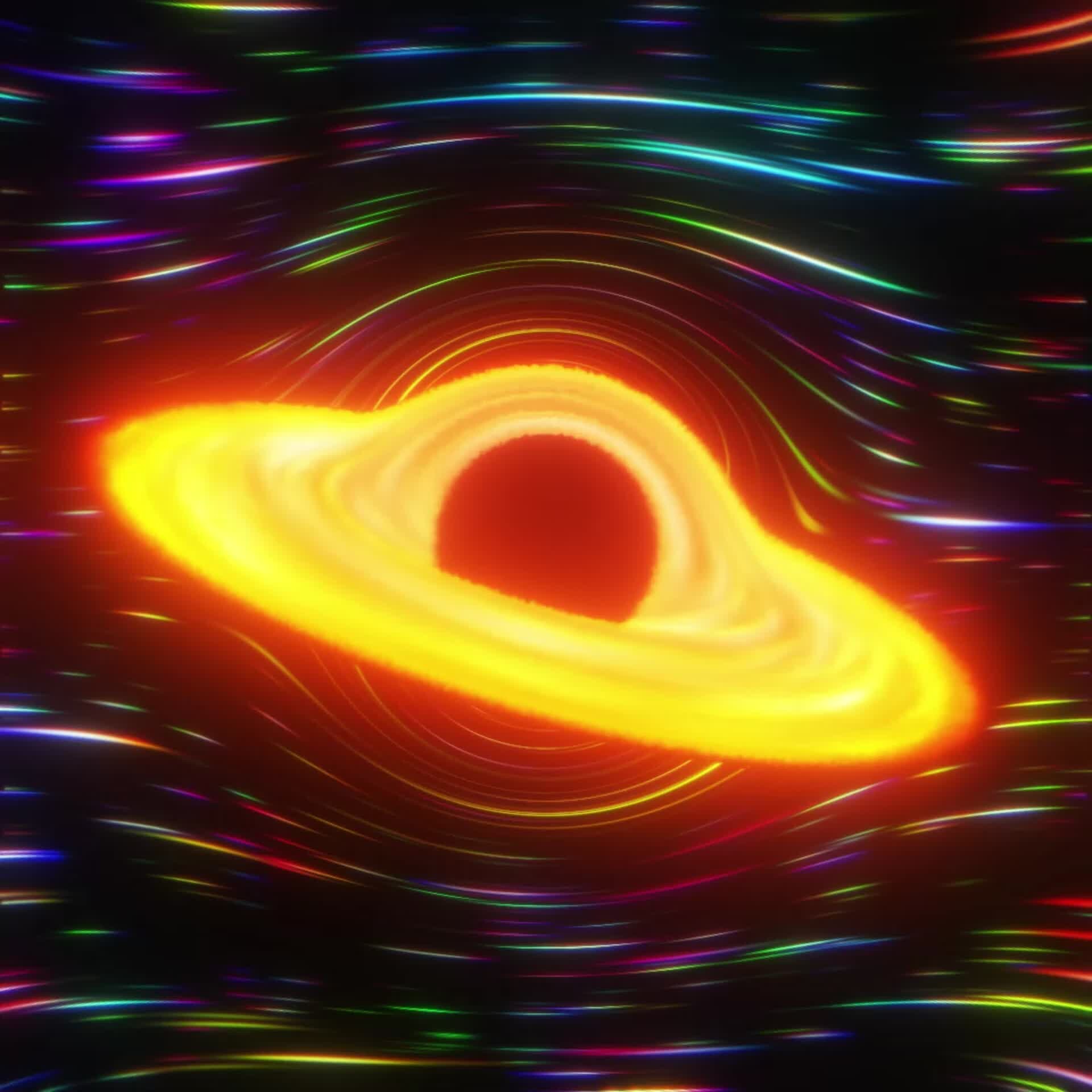 ArtStation - Blackhole at Warp Speed