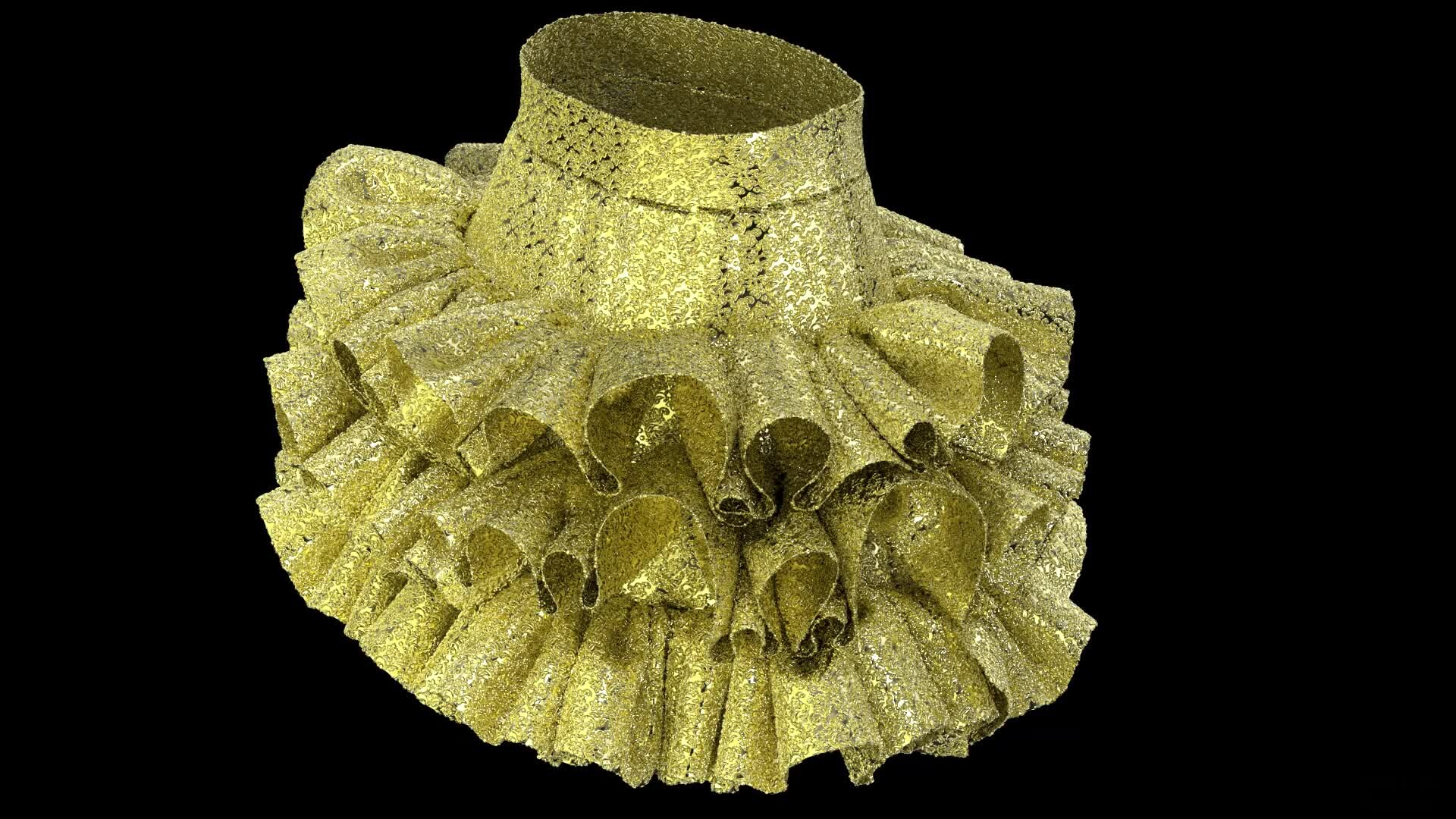 ArtStation - Gold Tutu Skirt