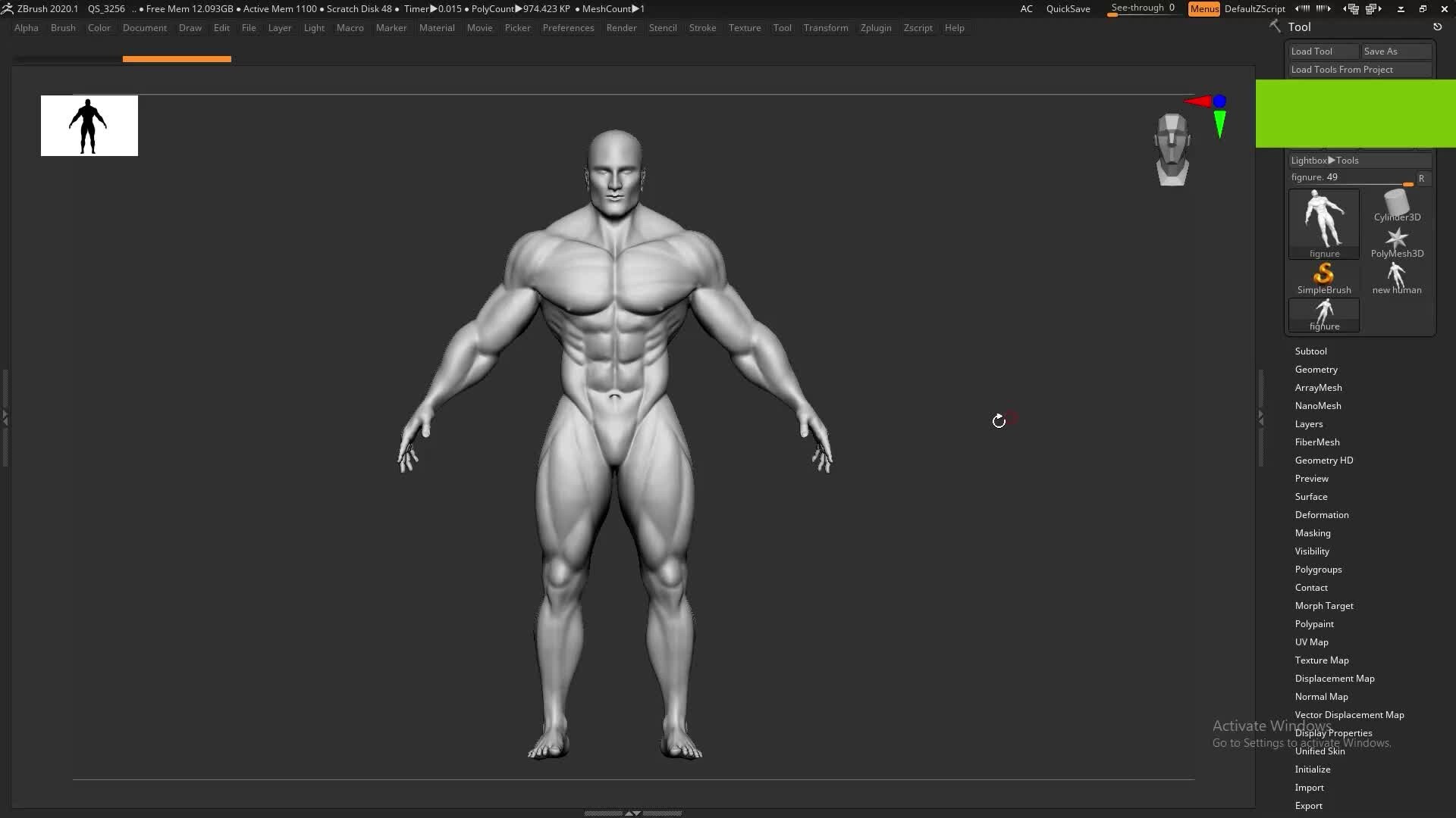 ArtStation - 3d body builder character