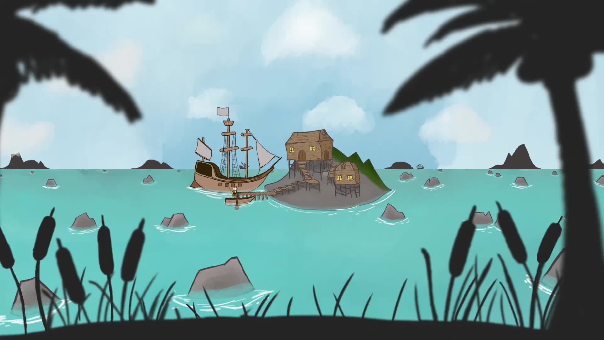 ArtStation - Island Hideaway - Animated Environment