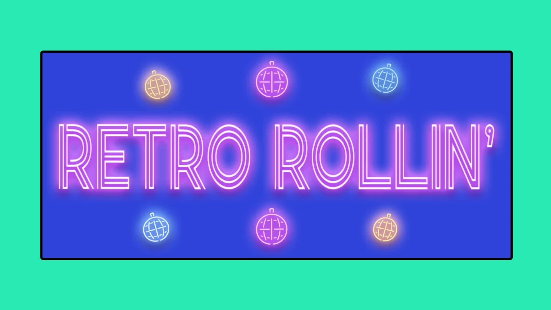 ArtStation - Retro Rollin - Title Sequence (WIP)