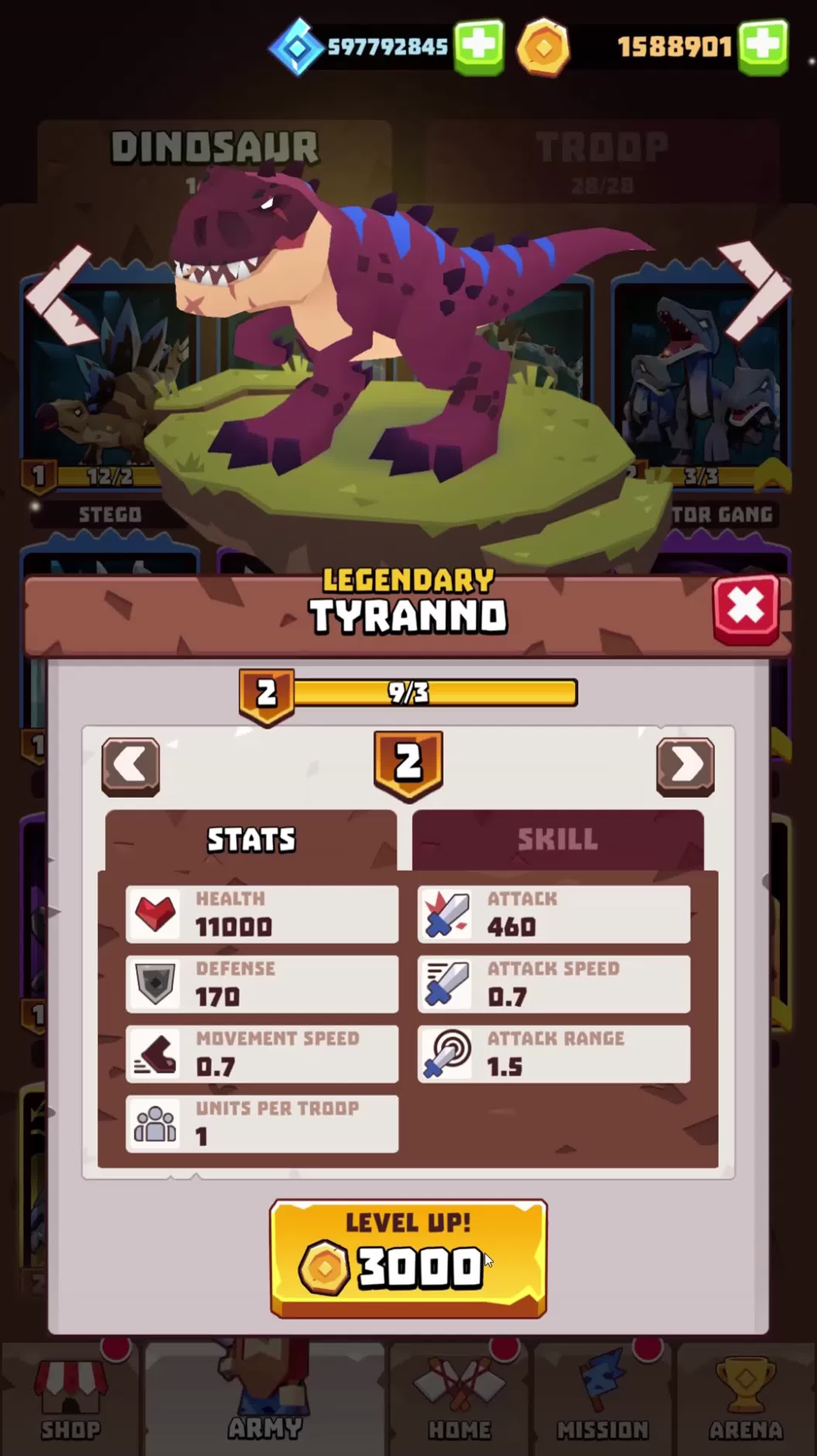 DHKIM - Dino Clash: Traibal War - UI VFX 01(2021~2022)