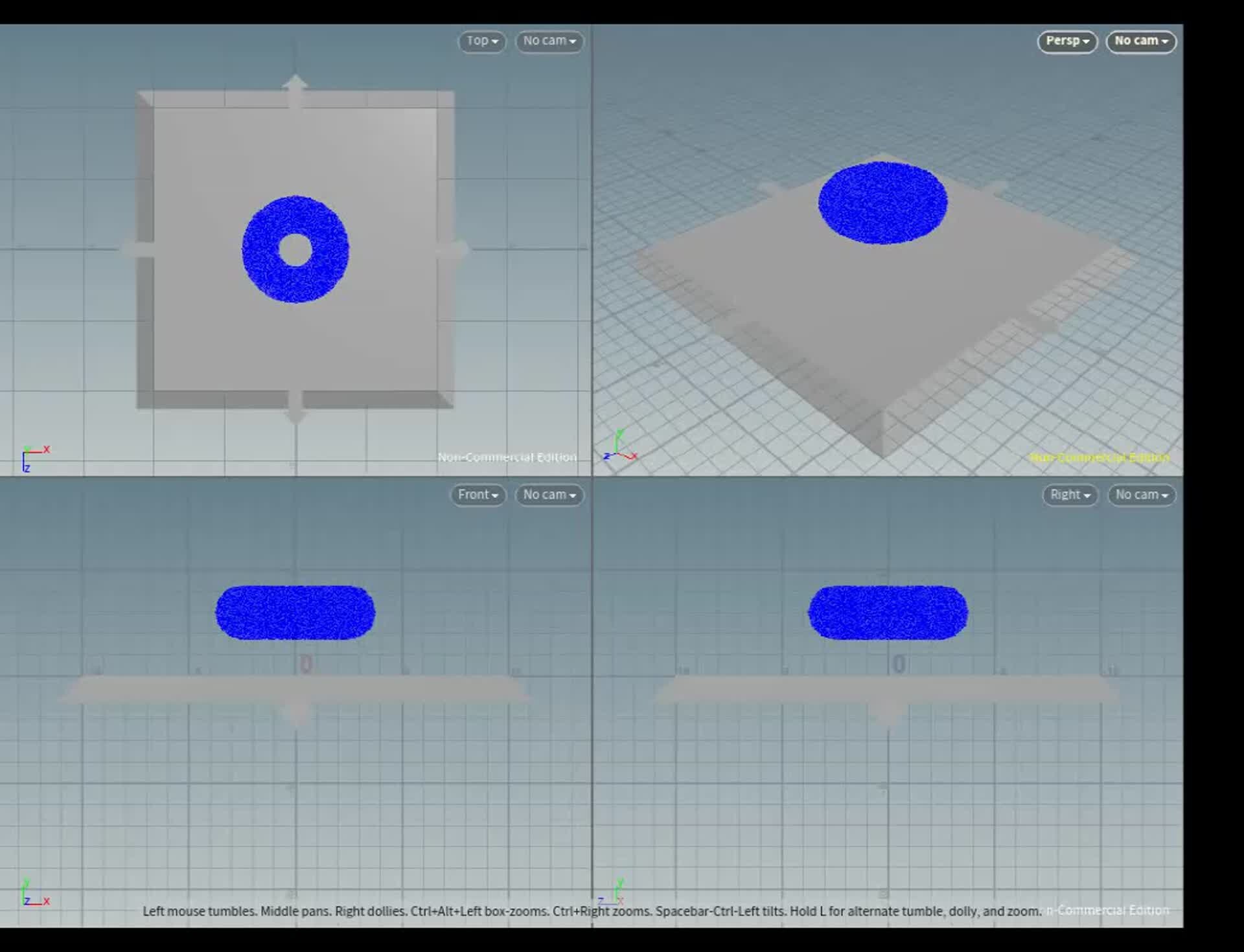 ArtStation - torus water drop