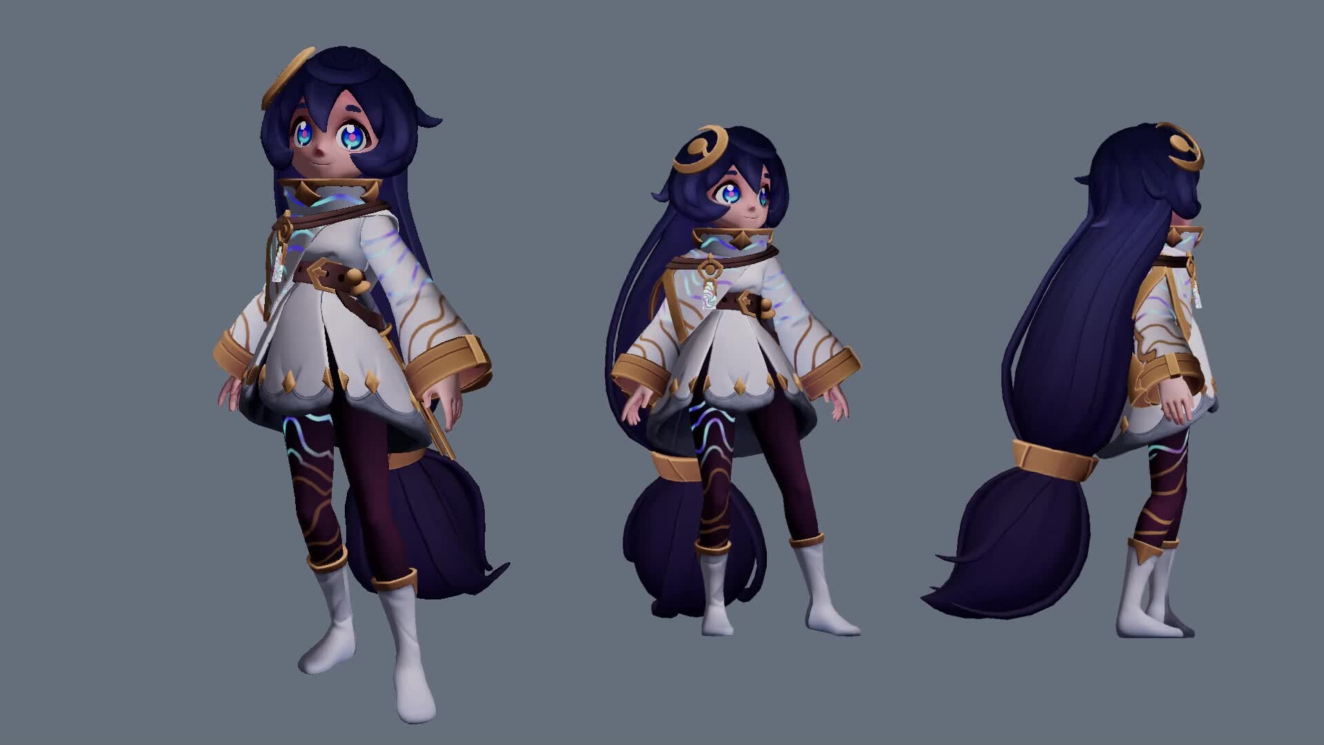 ArtStation - Ystra Walk & Idle Animation