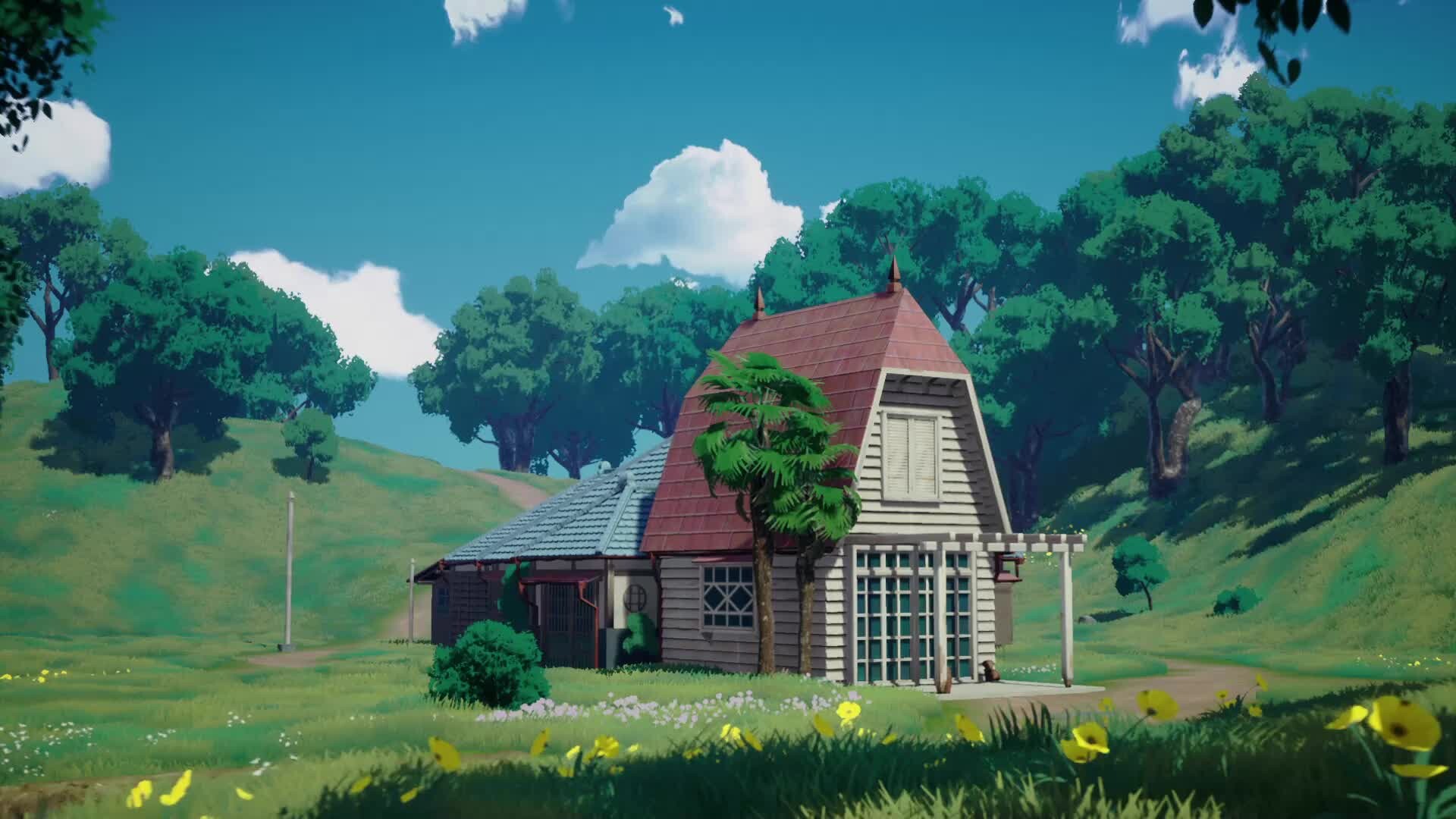 ArtStation - A Ghibli style scene in UE4