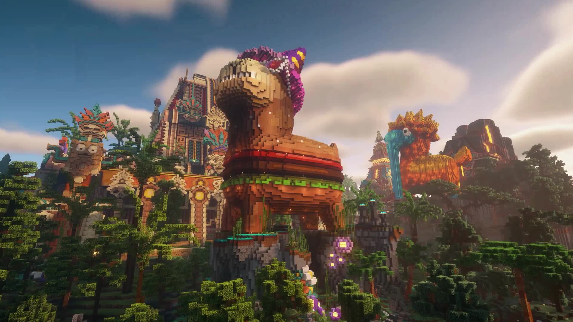 ArtStation - Minecraft Build Alpacas