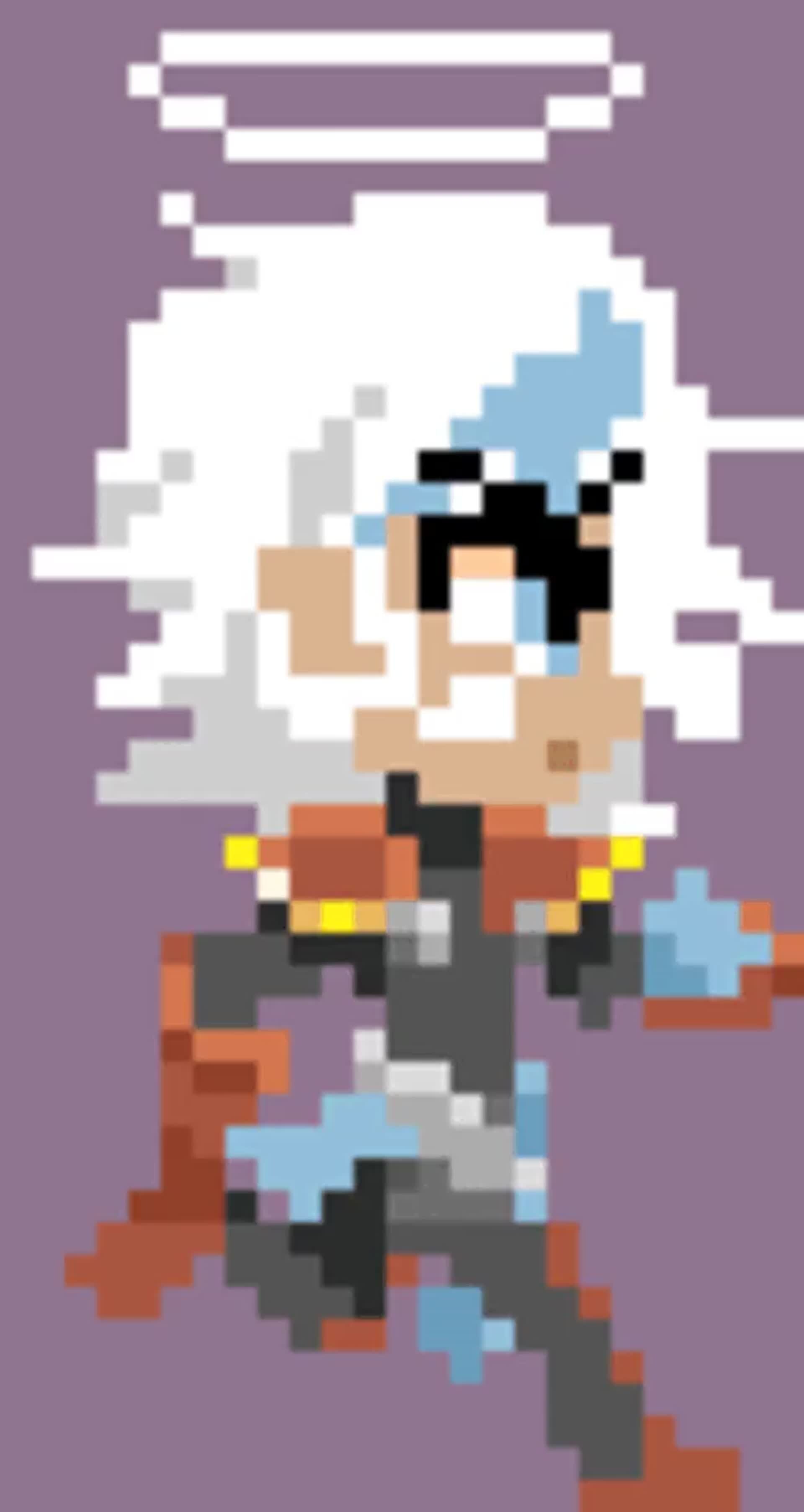 ArtStation - Animation test - Pixel art character