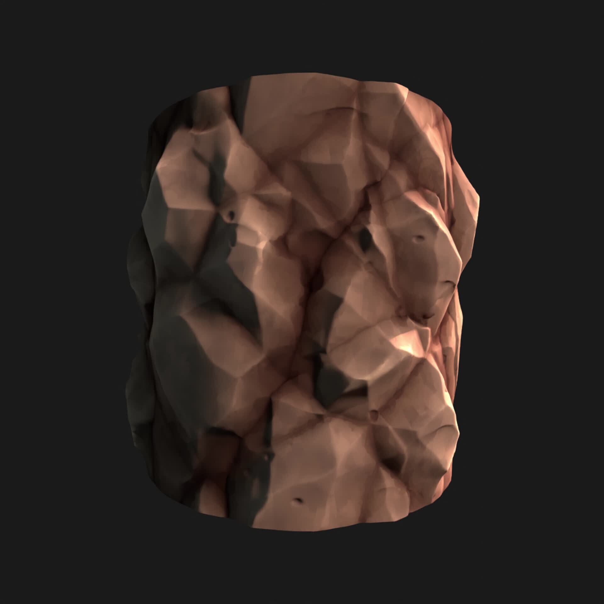 ArtStation - Stylized Cliff Rocks