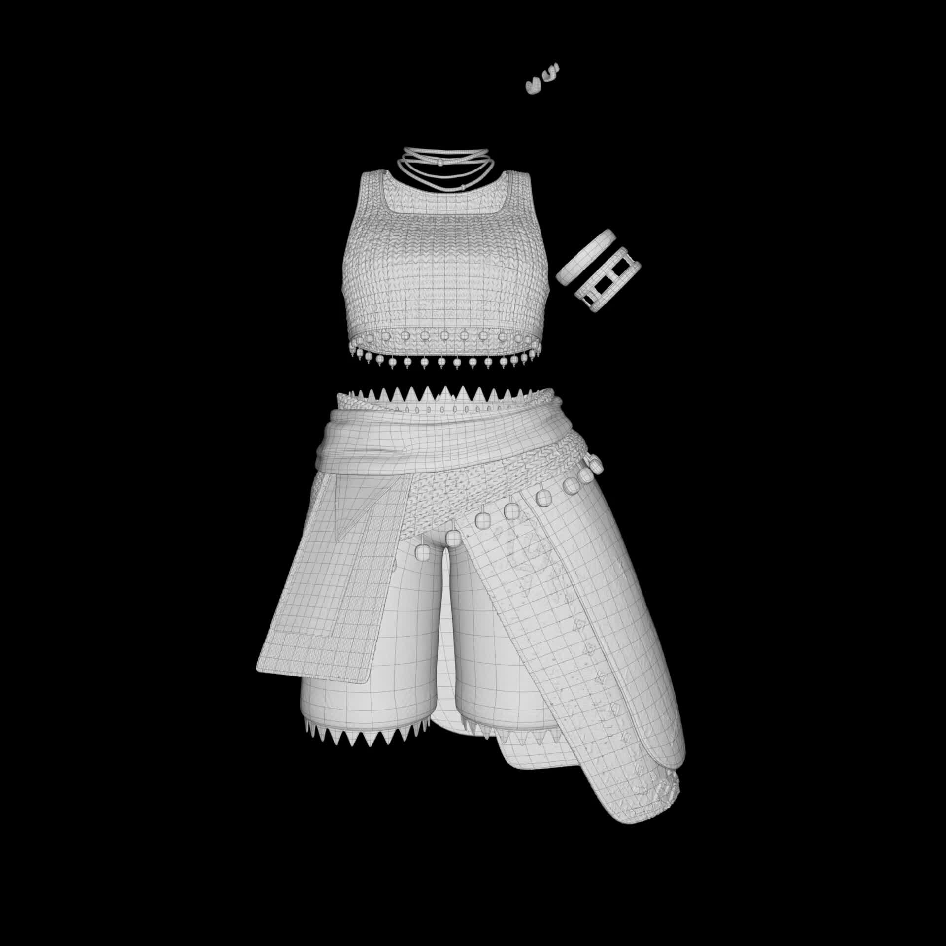 ArtStation - Modelling - Cloth & Props