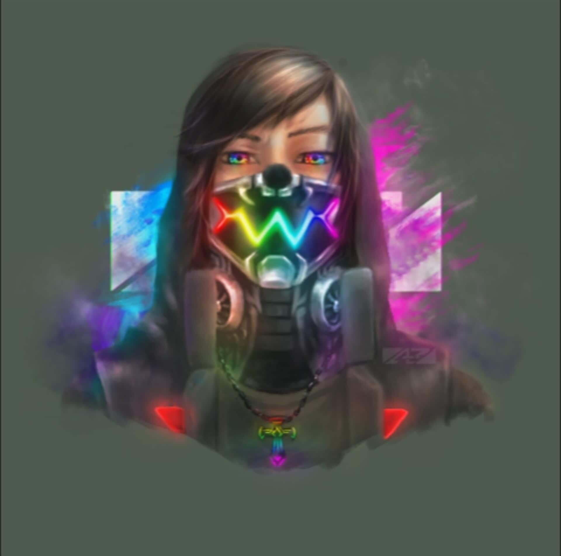 ArtStation - [OC] RGB Mask Try out