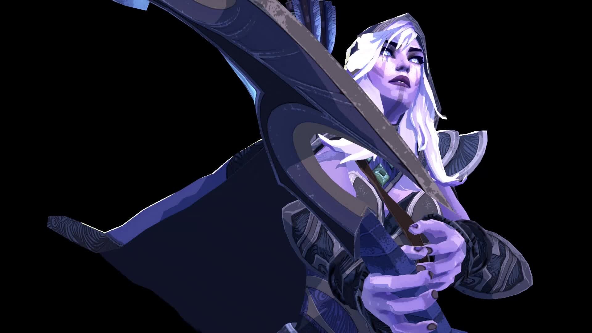 ArtStation - Toon Rendering - Dota heroes (Drow Ranger)
