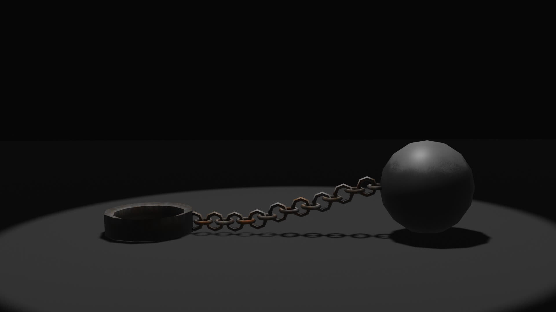 ArtStation - 3D Prop Chains with steel Ball