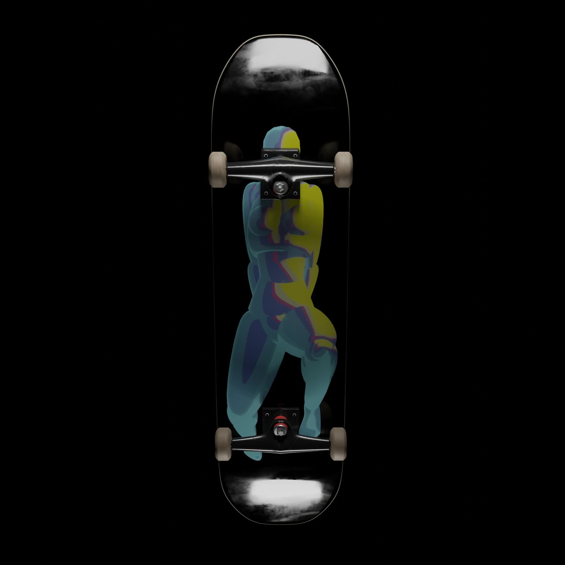 ArtStation - Skateboard modeling