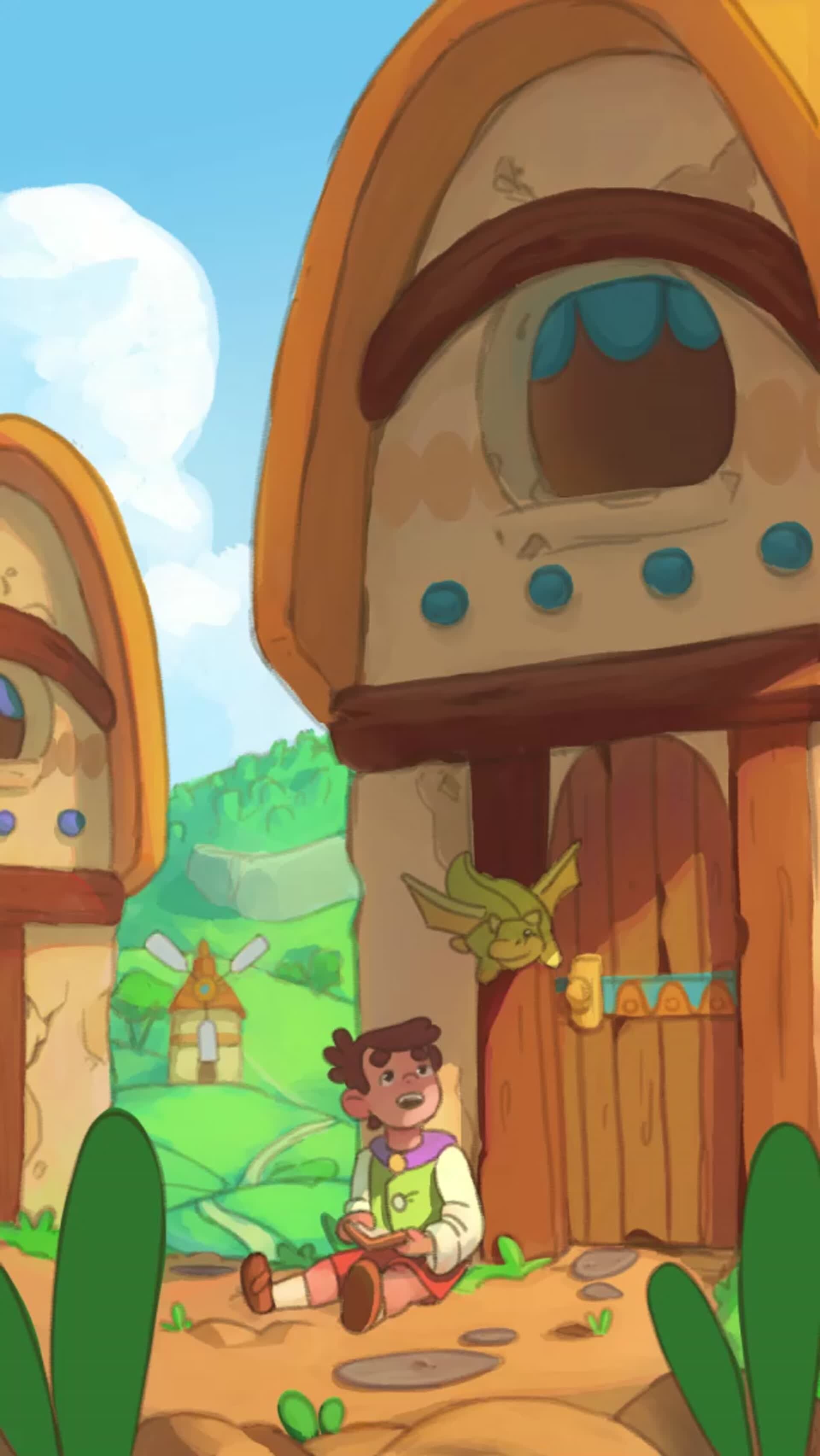 ArtStation - small dragon friend animation