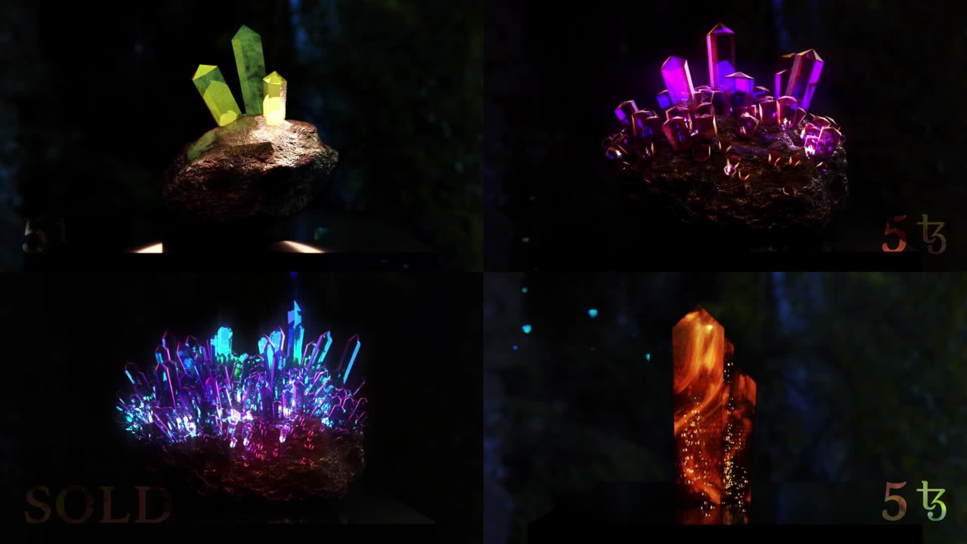 ArtStation - Preview of gemstone animations