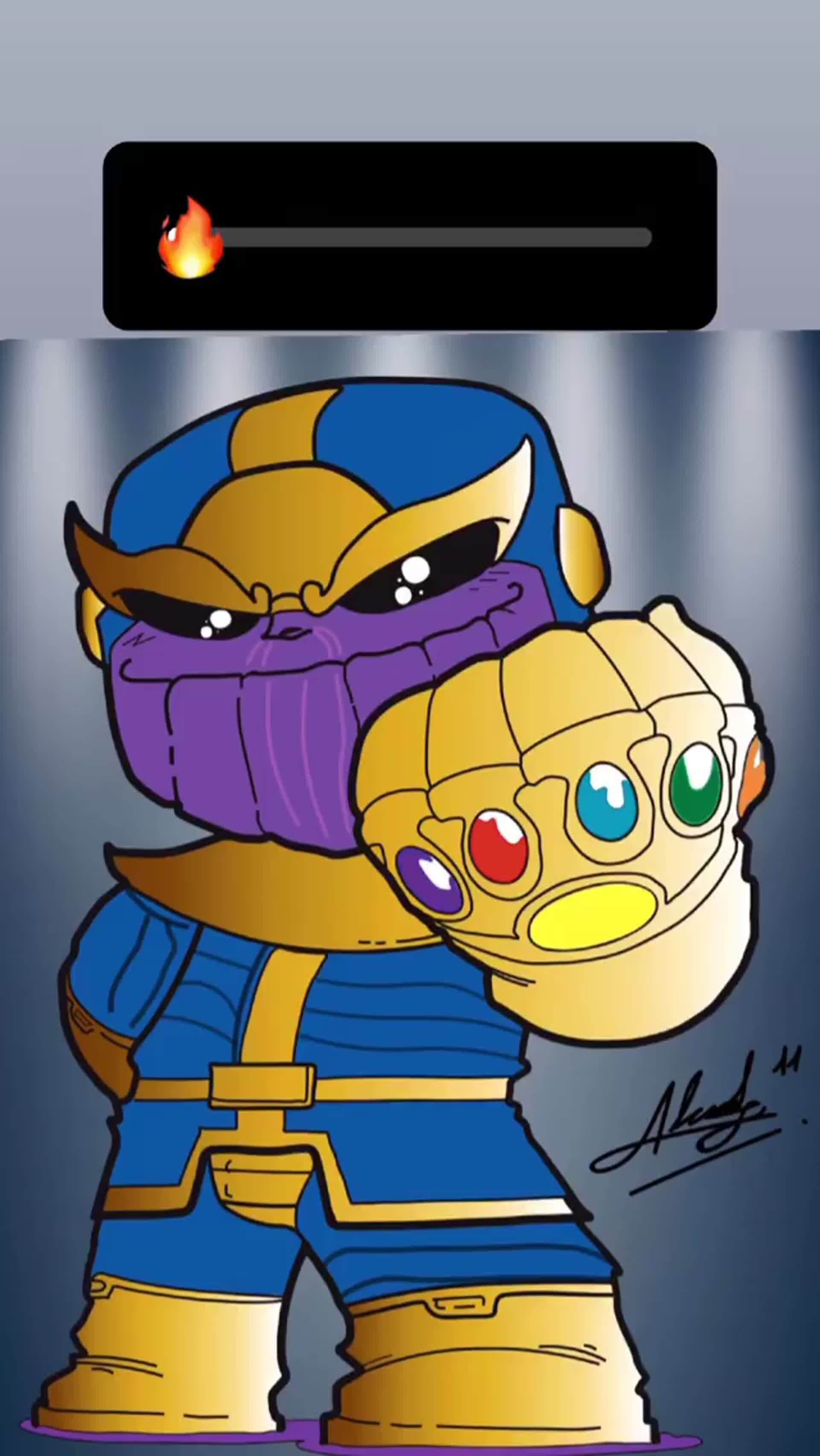 ArtStation - BABY THANOS - FAN ART