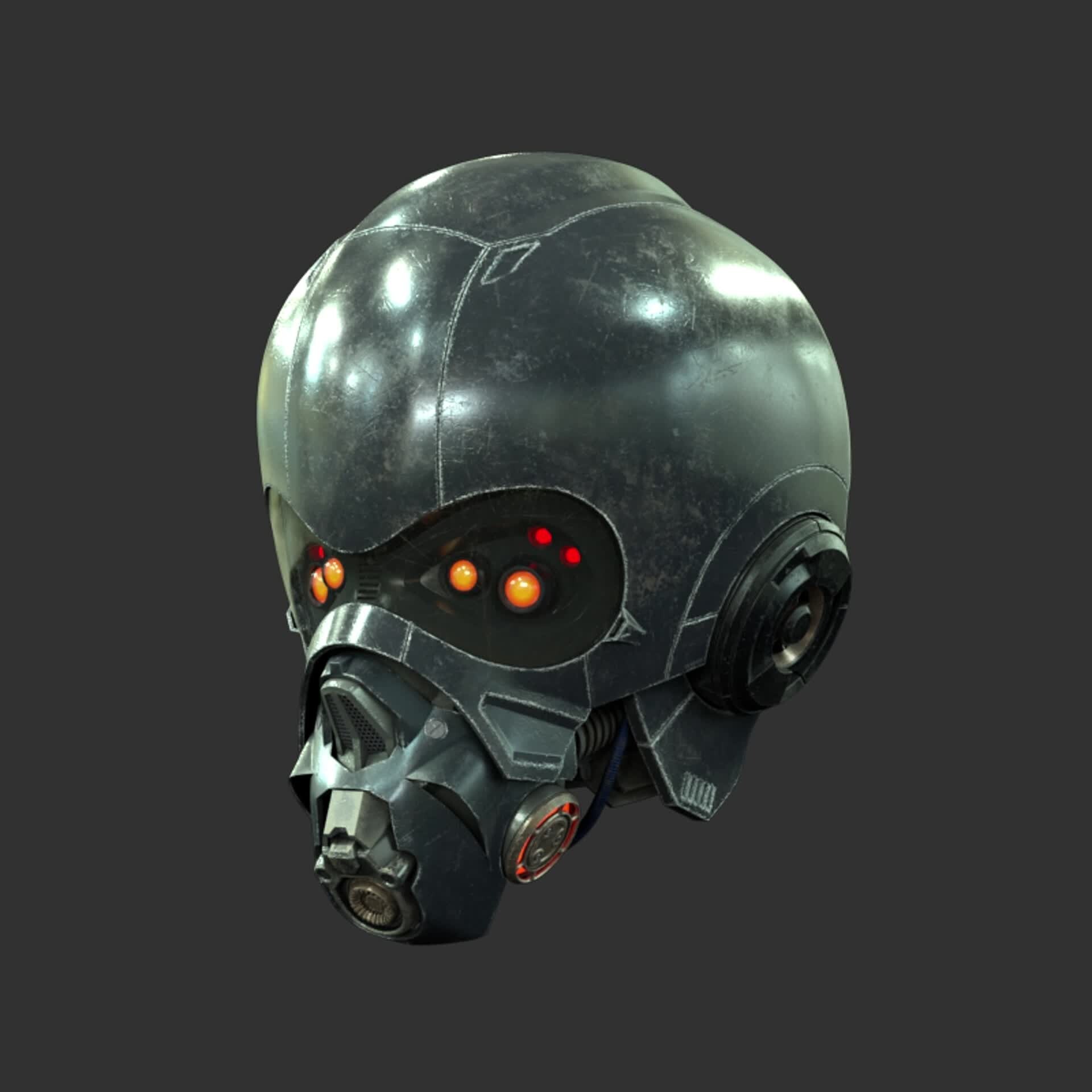 ArtStation - Sci-fi head