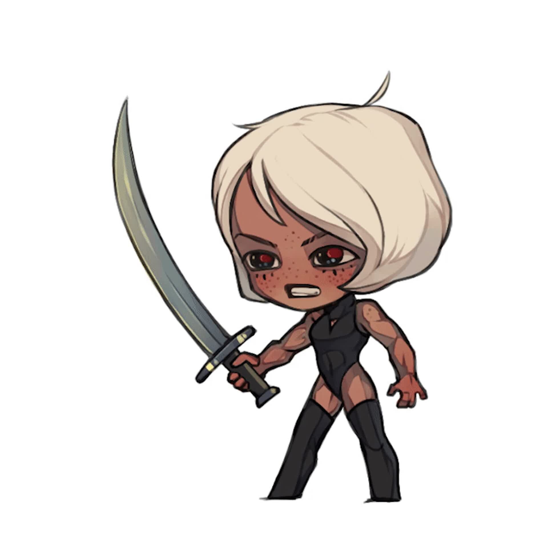 ArtStation - Fighter Girl Animations