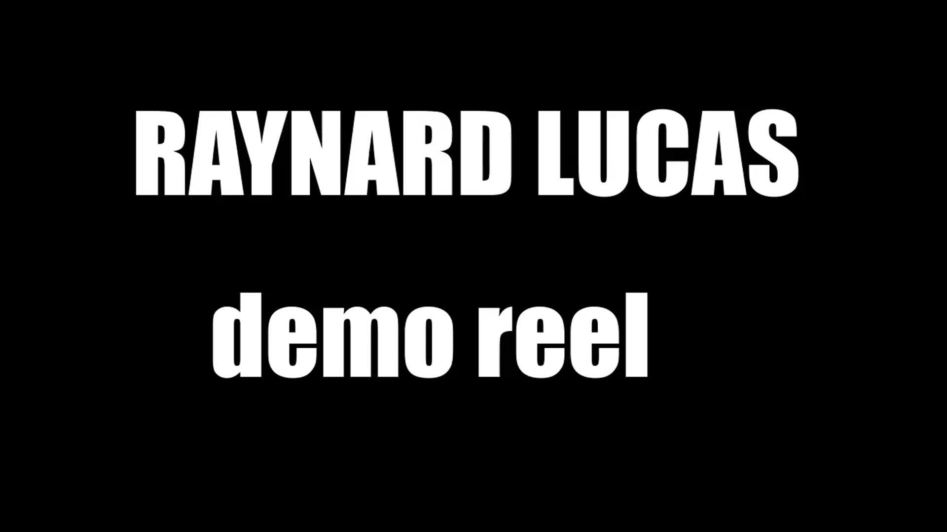 ArtStation - Raynard lucas reel