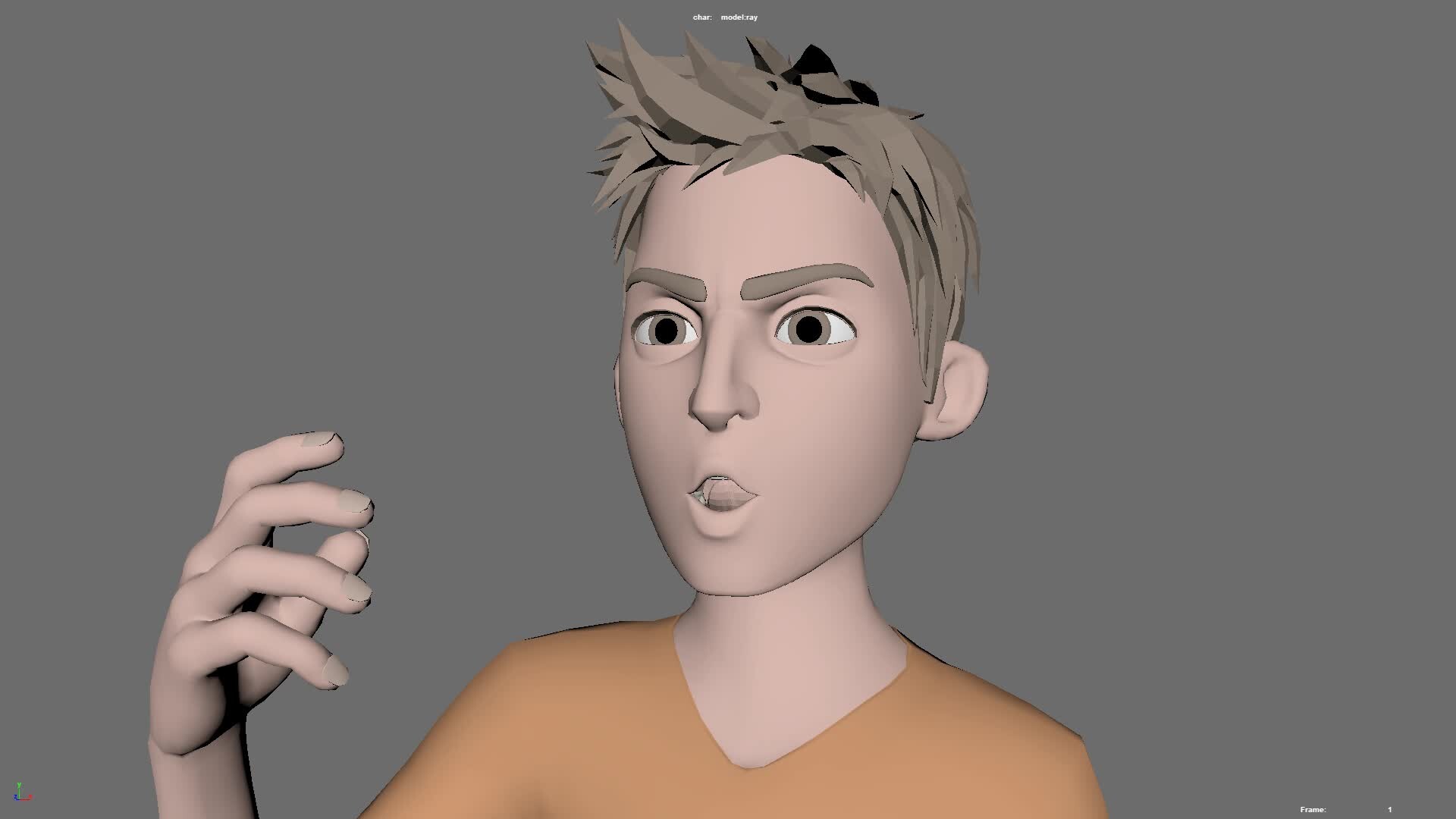 ArtStation - Lipsync Animation "My friend Steve!"