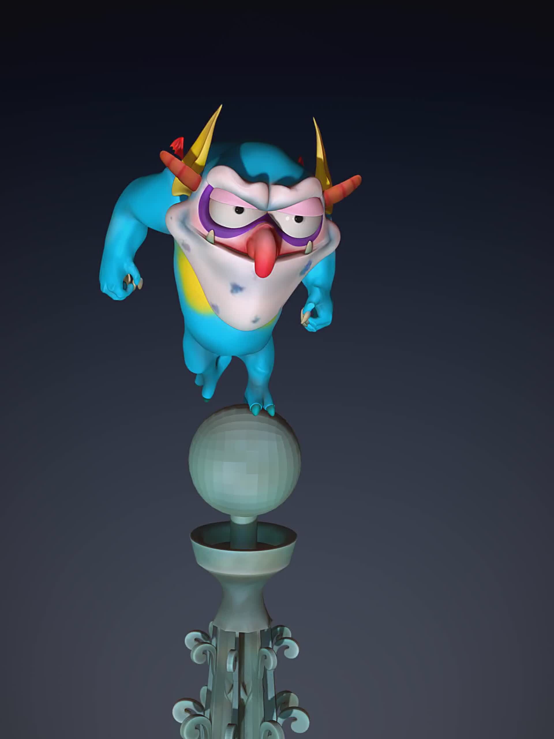 ArtStation - Little devil, ZBrush