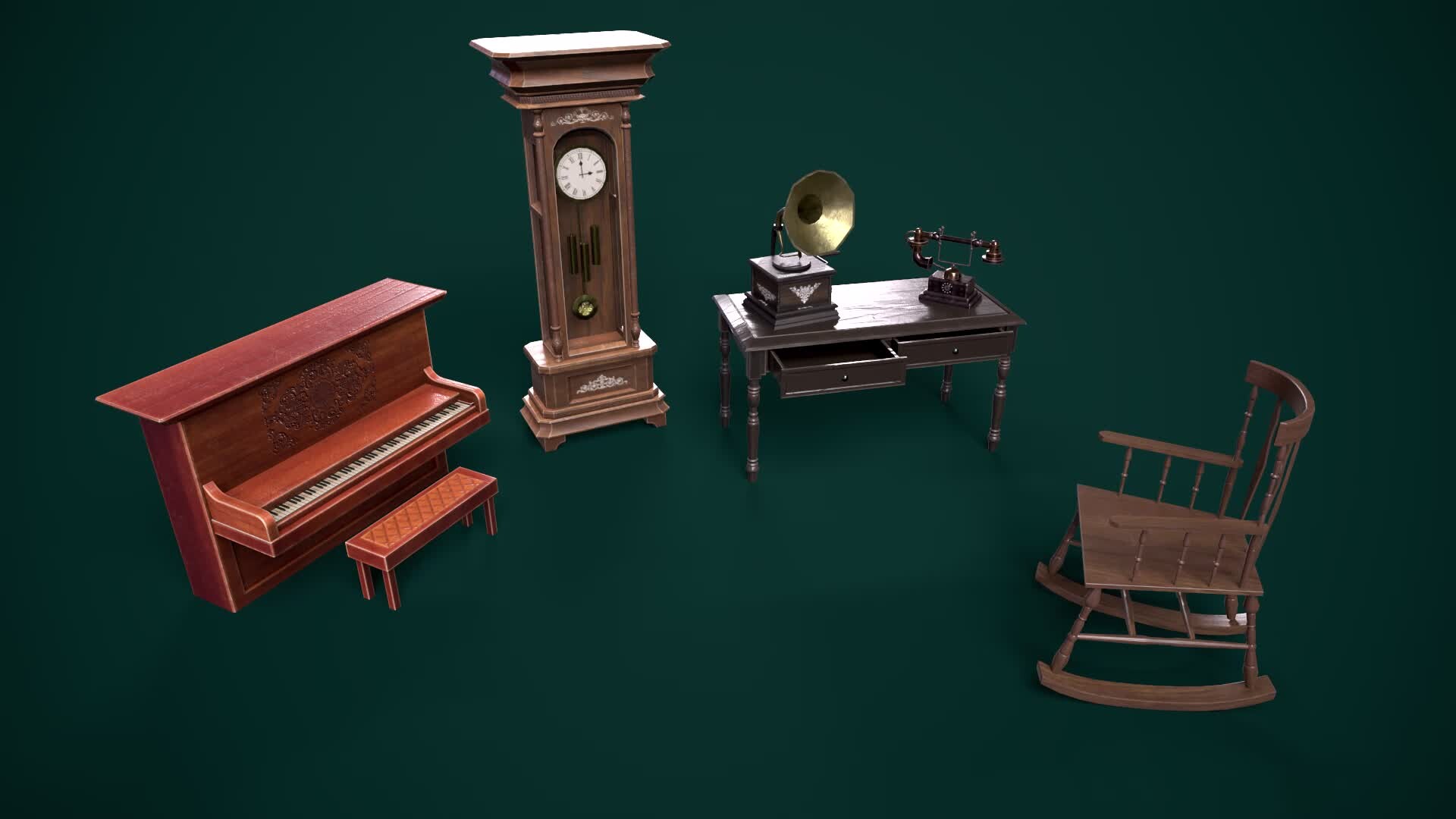 ArtStation - WIP-Horror Game Asset Pack #1