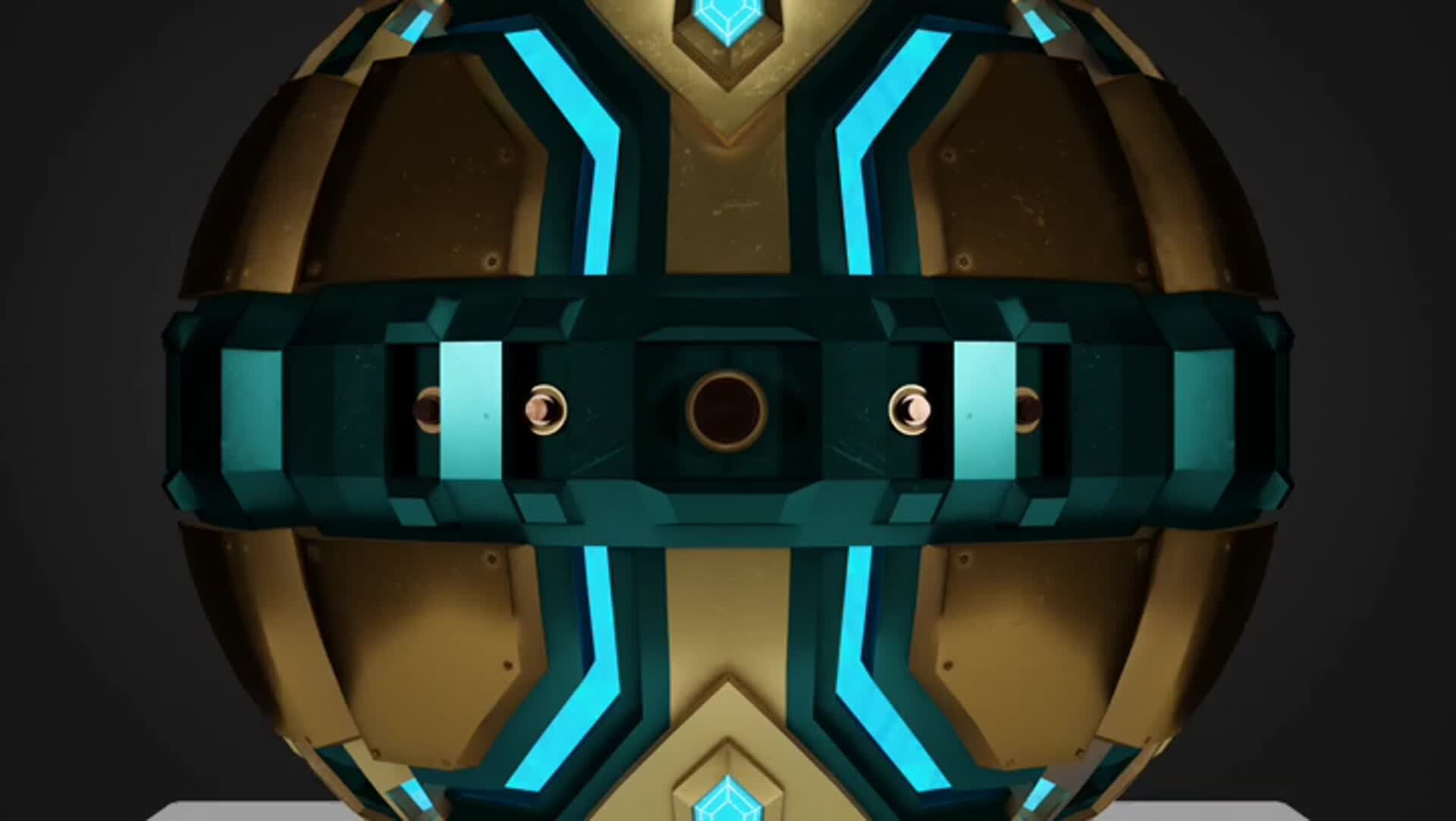 ArtStation - Arcane Inspired Hexball 3D Model