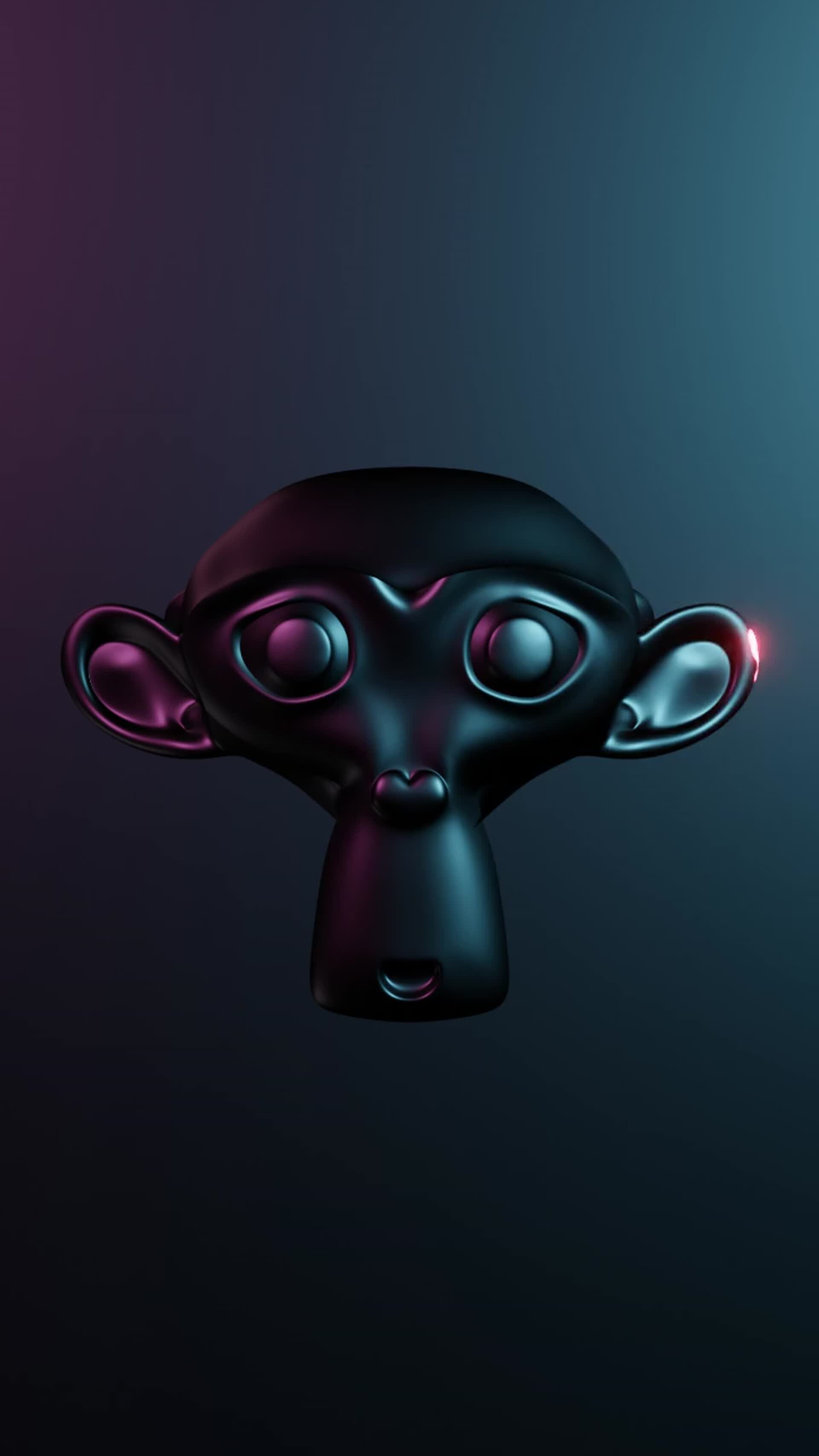 ArtStation - Dissolving Suzanne!