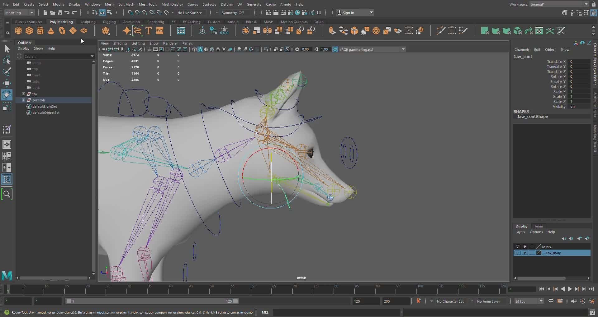 ArtStation - Quadruped rigging