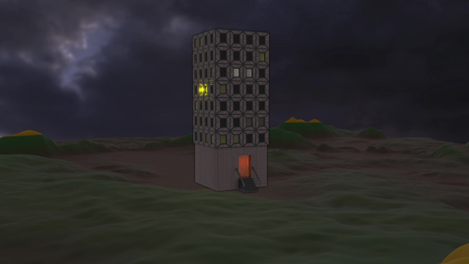 ArtStation - Bend building