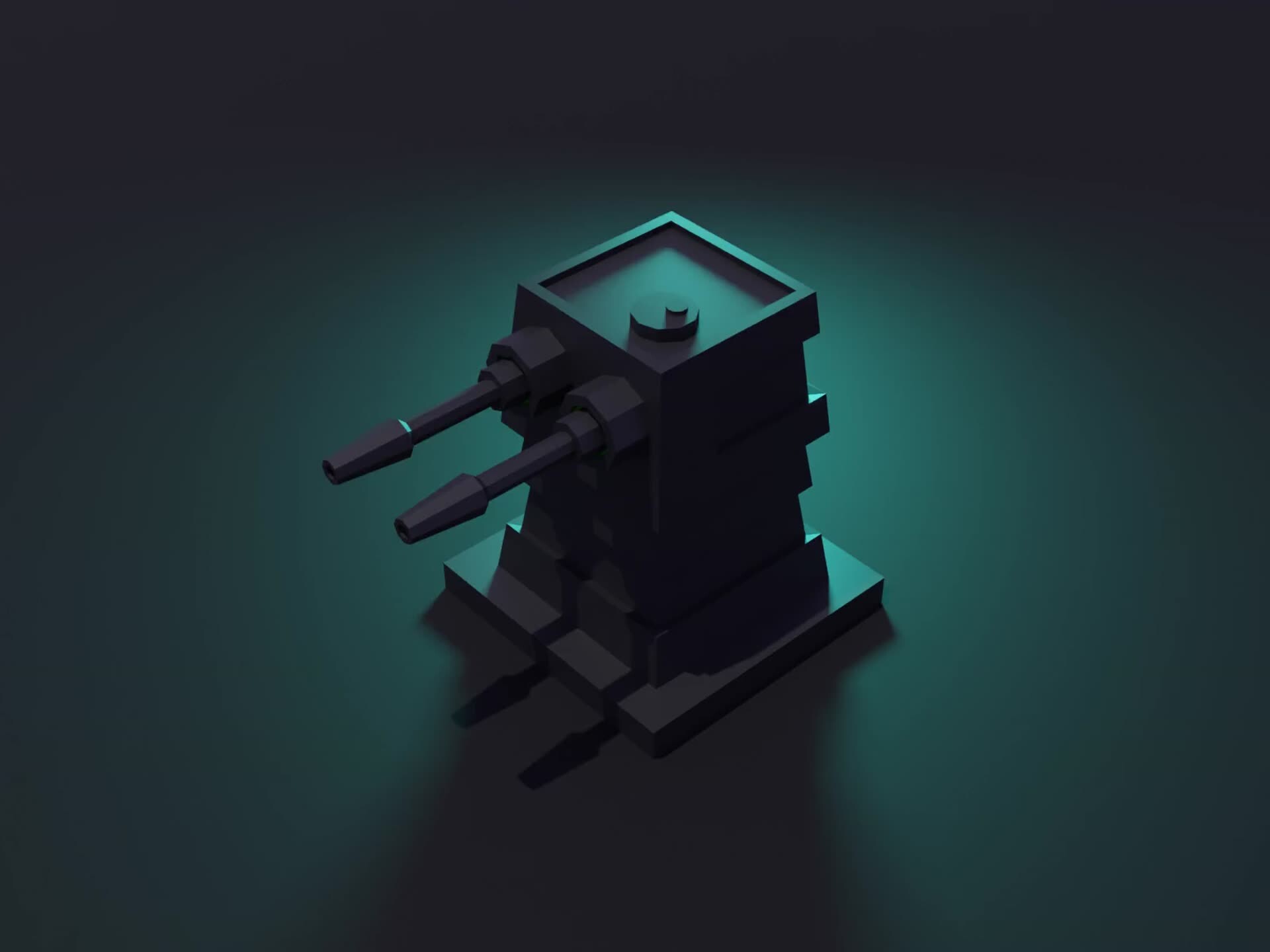 ArtStation - Star Wars Laser Turret Animation | Blender 3D