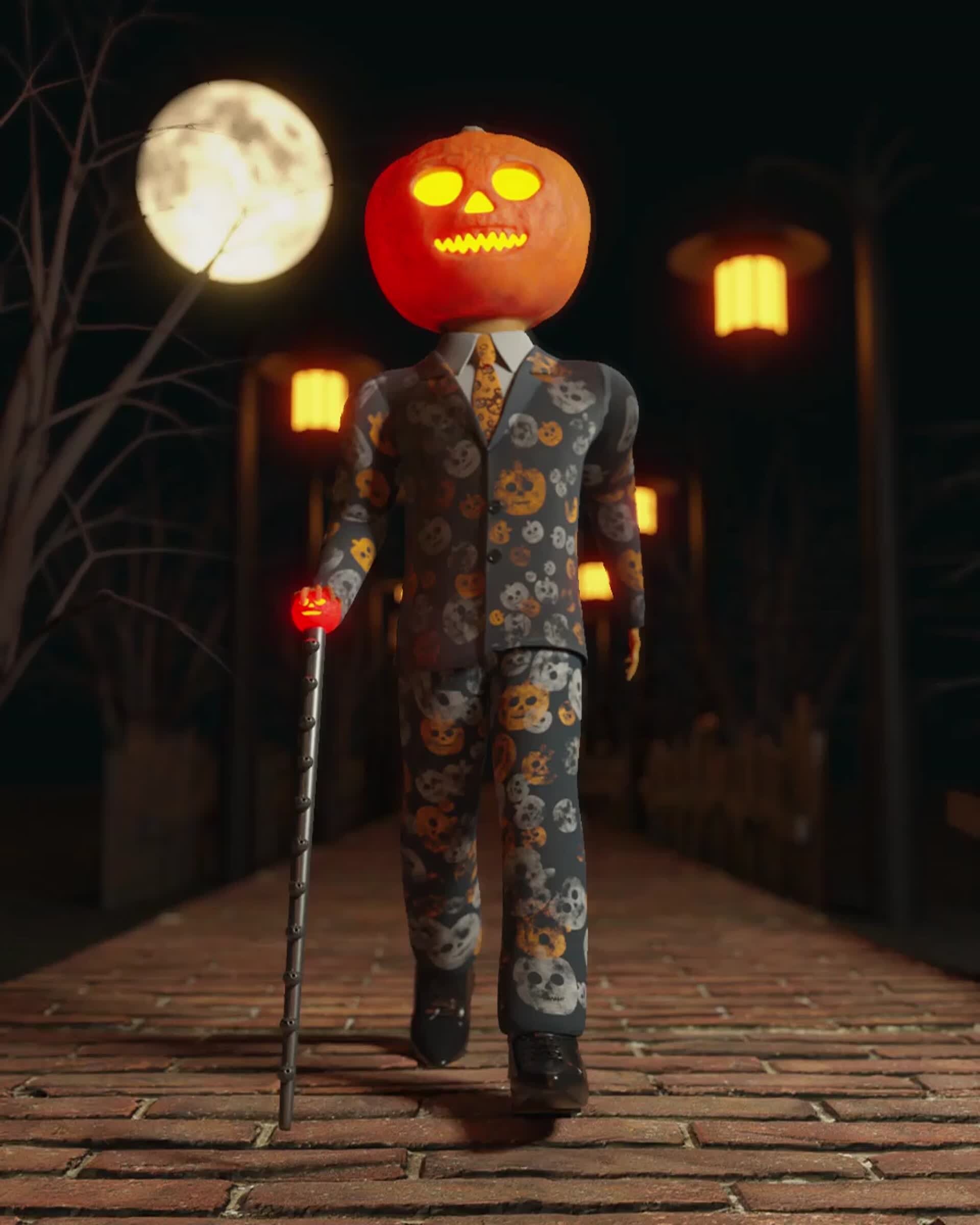 ArtStation - Pumpkin man