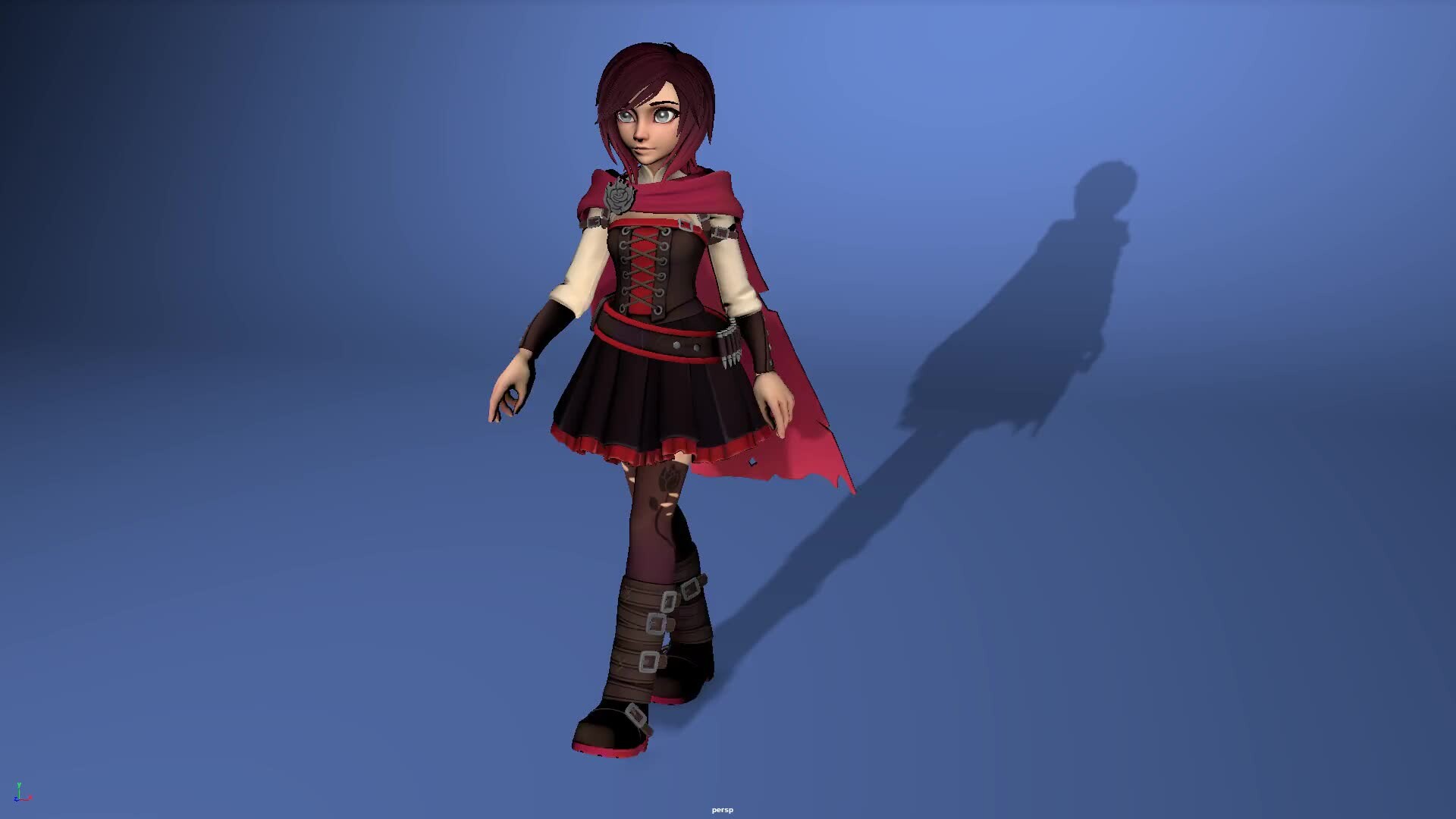 ArtStation - Ruby Rose walk cycle