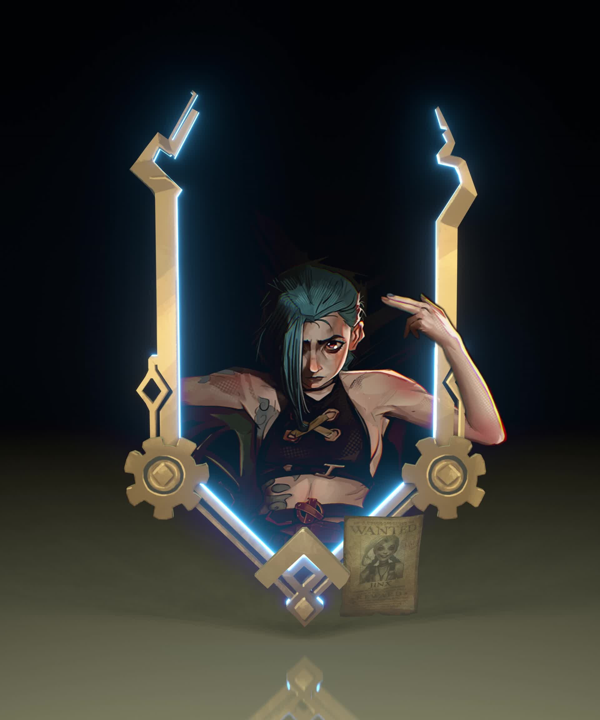 ArtStation - Arcane style - Jinx portrait
