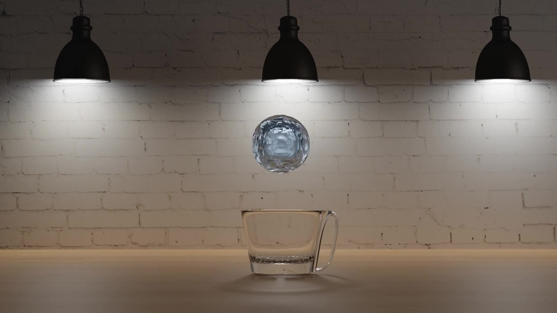 ArtStation - water falling animation