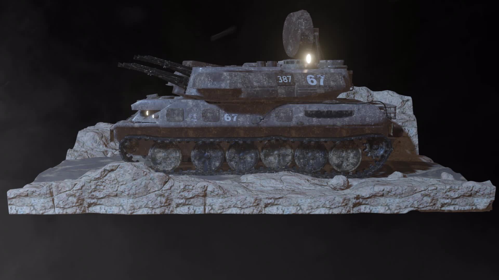 ArtStation - ZSU TANK