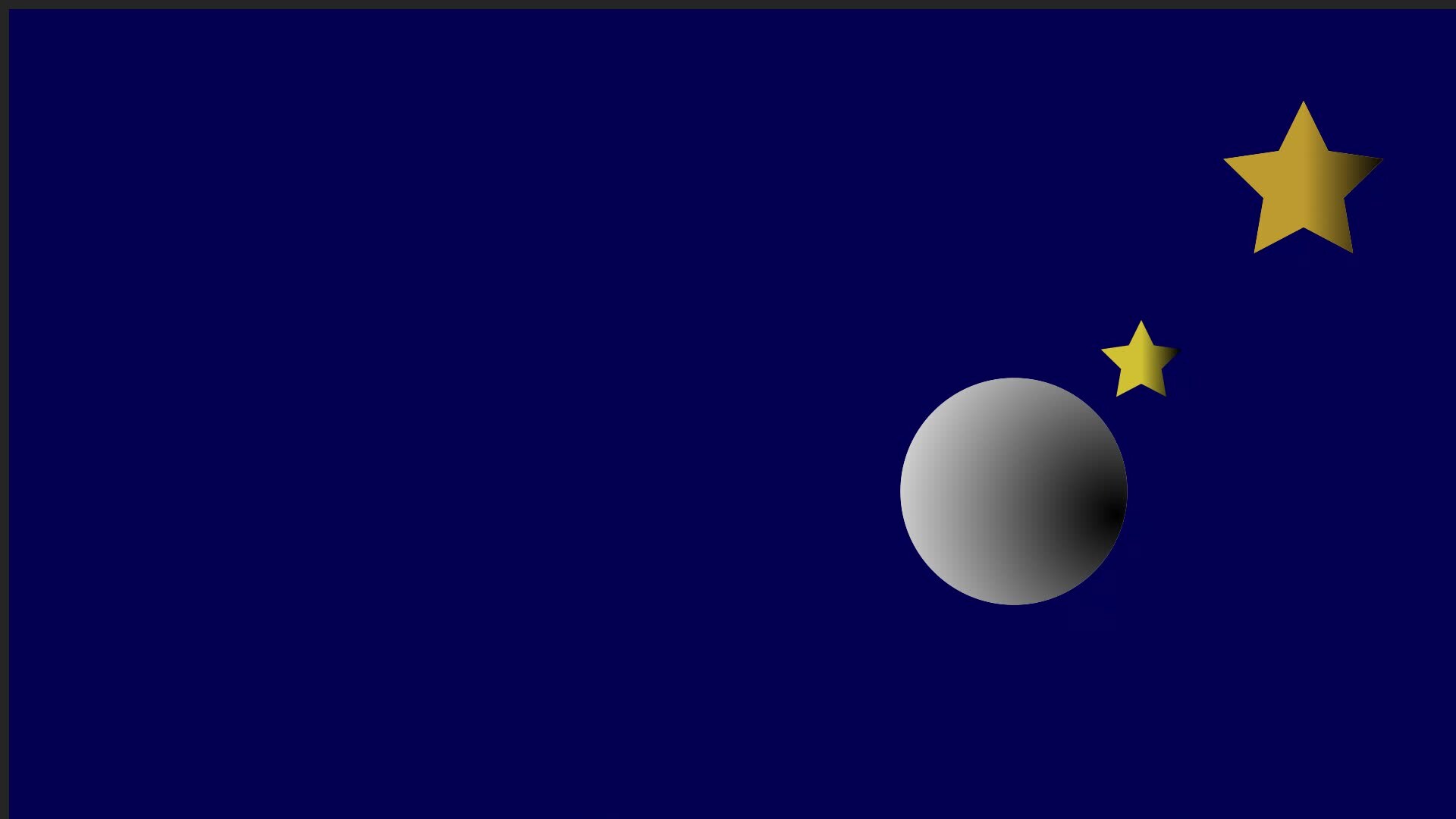 ArtStation - Animated - moon & stars