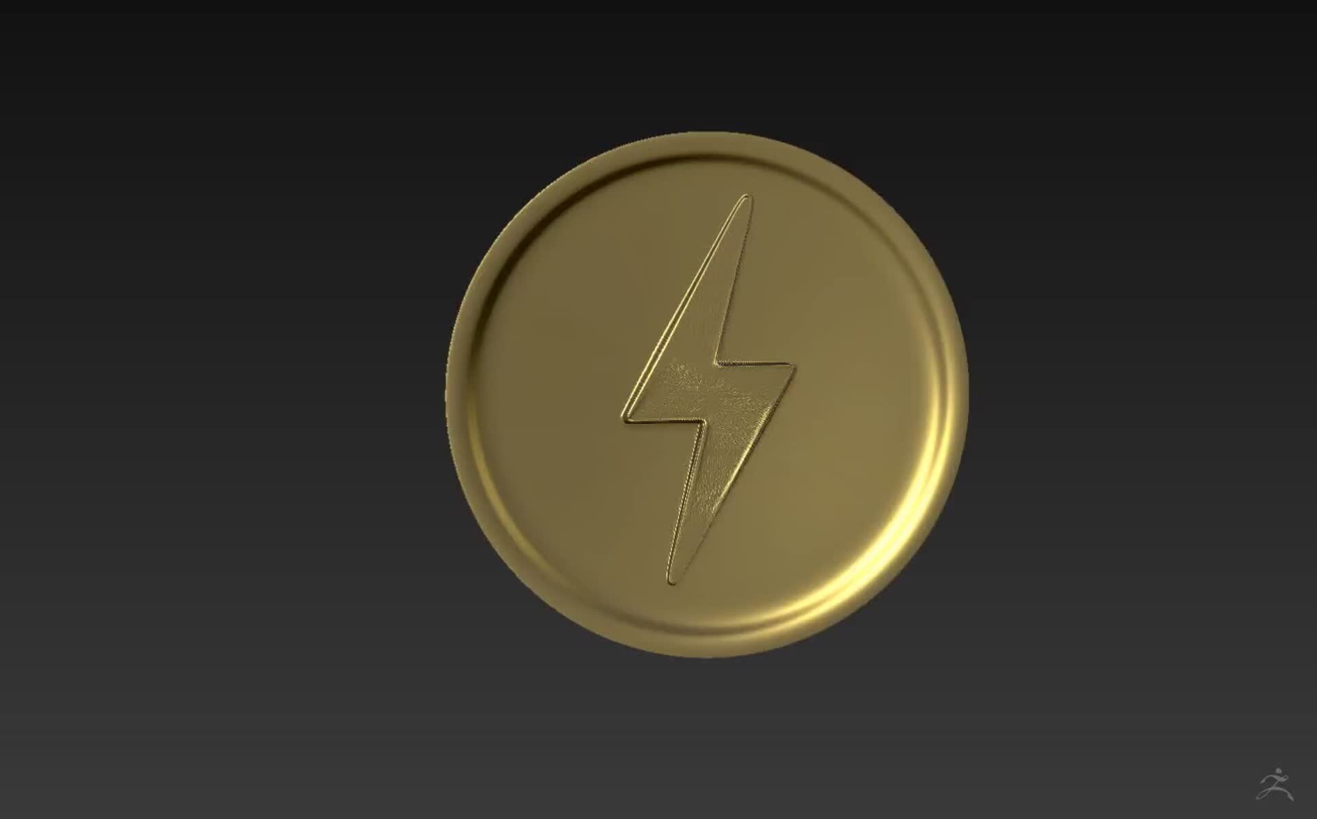 ArtStation - Personal project - power up coin