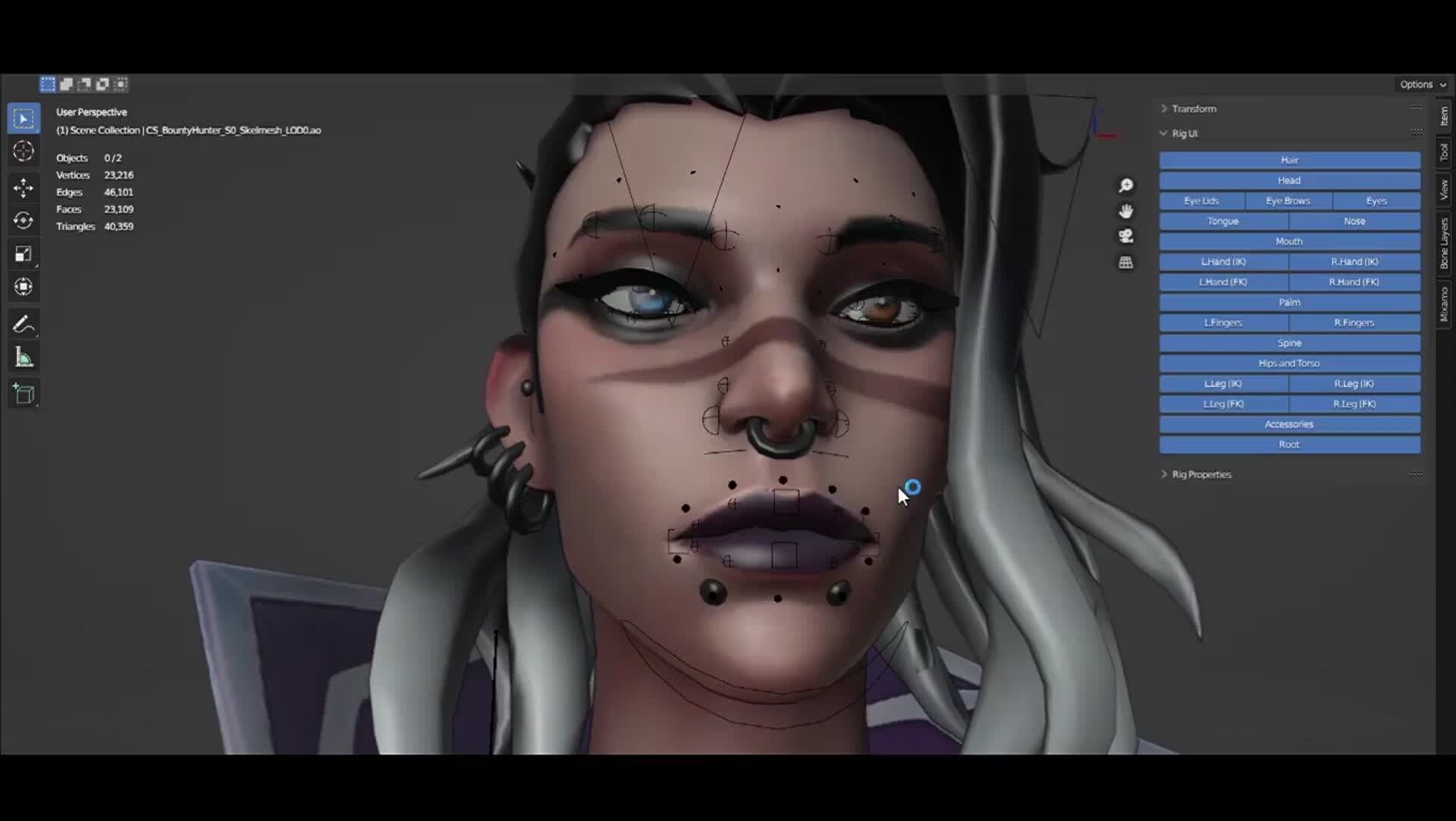 ArtStation - Valorant : Fade_Blender Rig