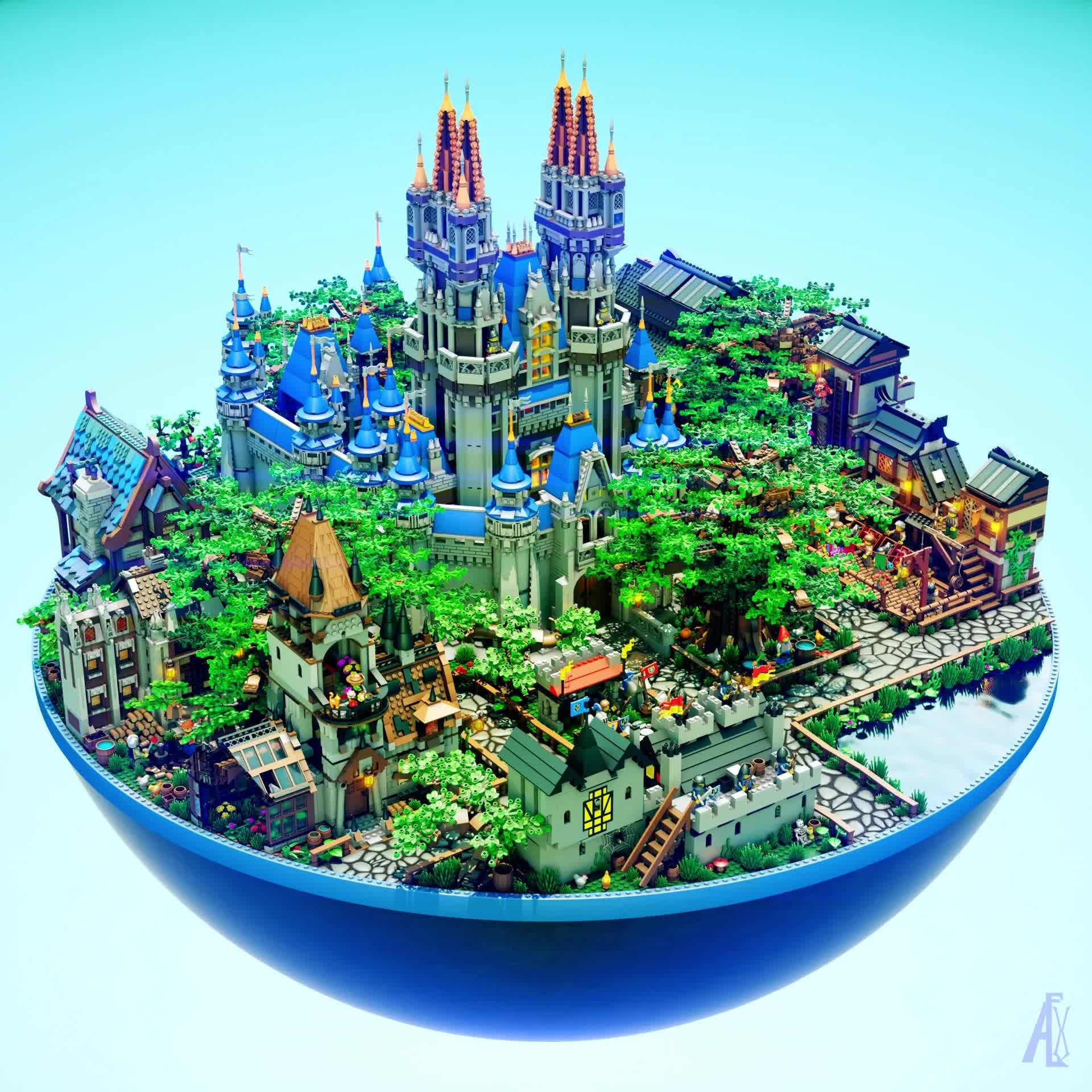 ArtStation - Lego Night City