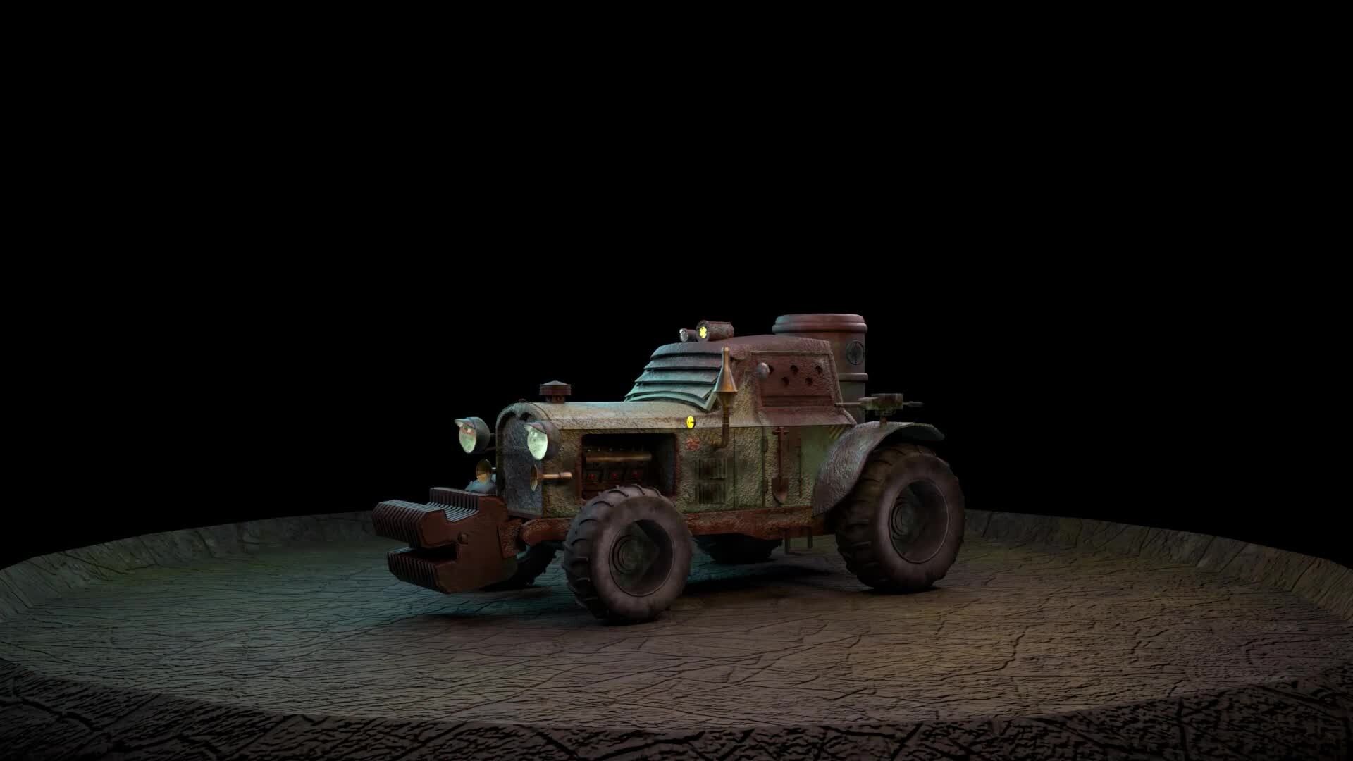 ArtStation - 3D Asset Modeling - Rusty Vehicle